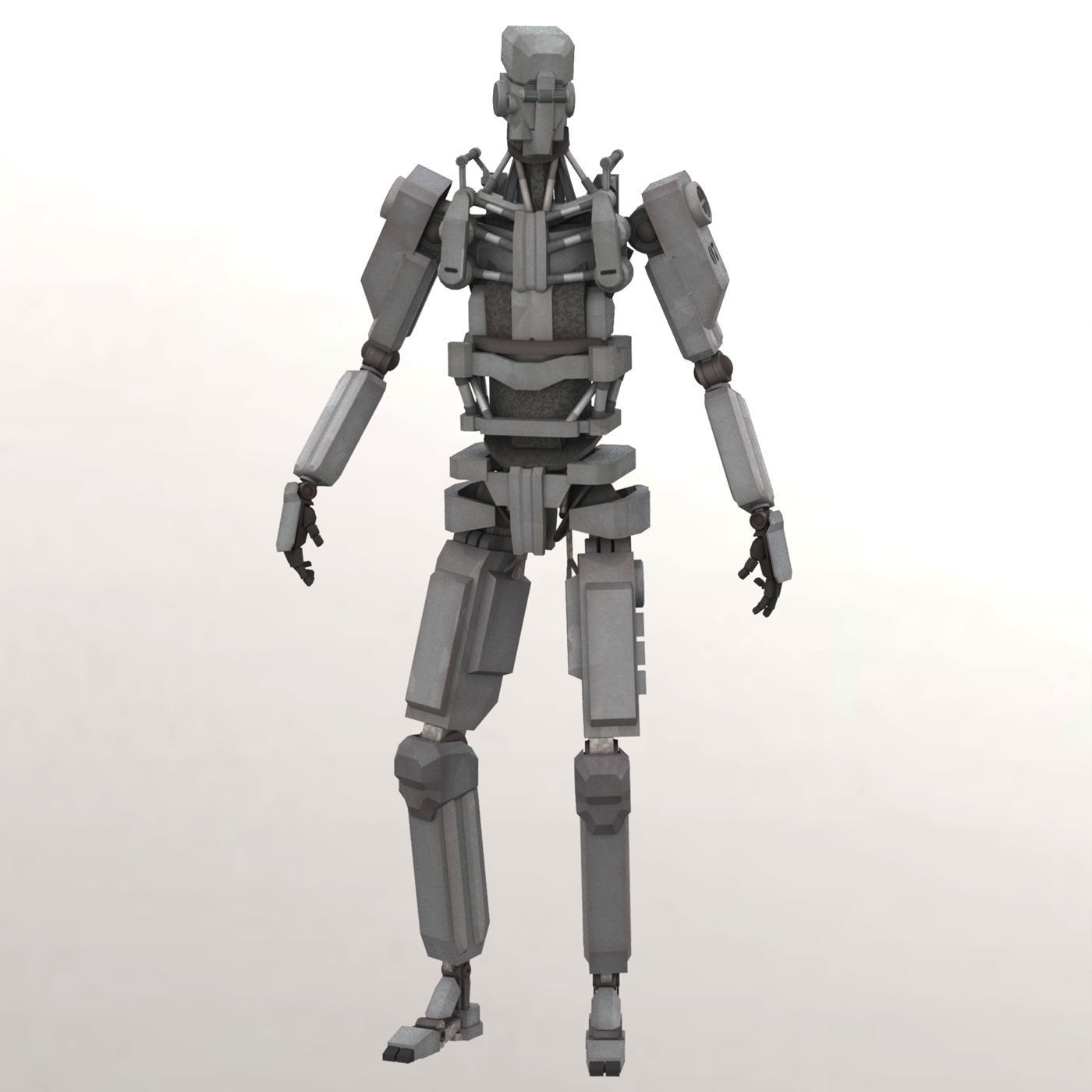 3D Model Collection Robots Rigged Low Poly VR / AR / low-poly | CGTrader