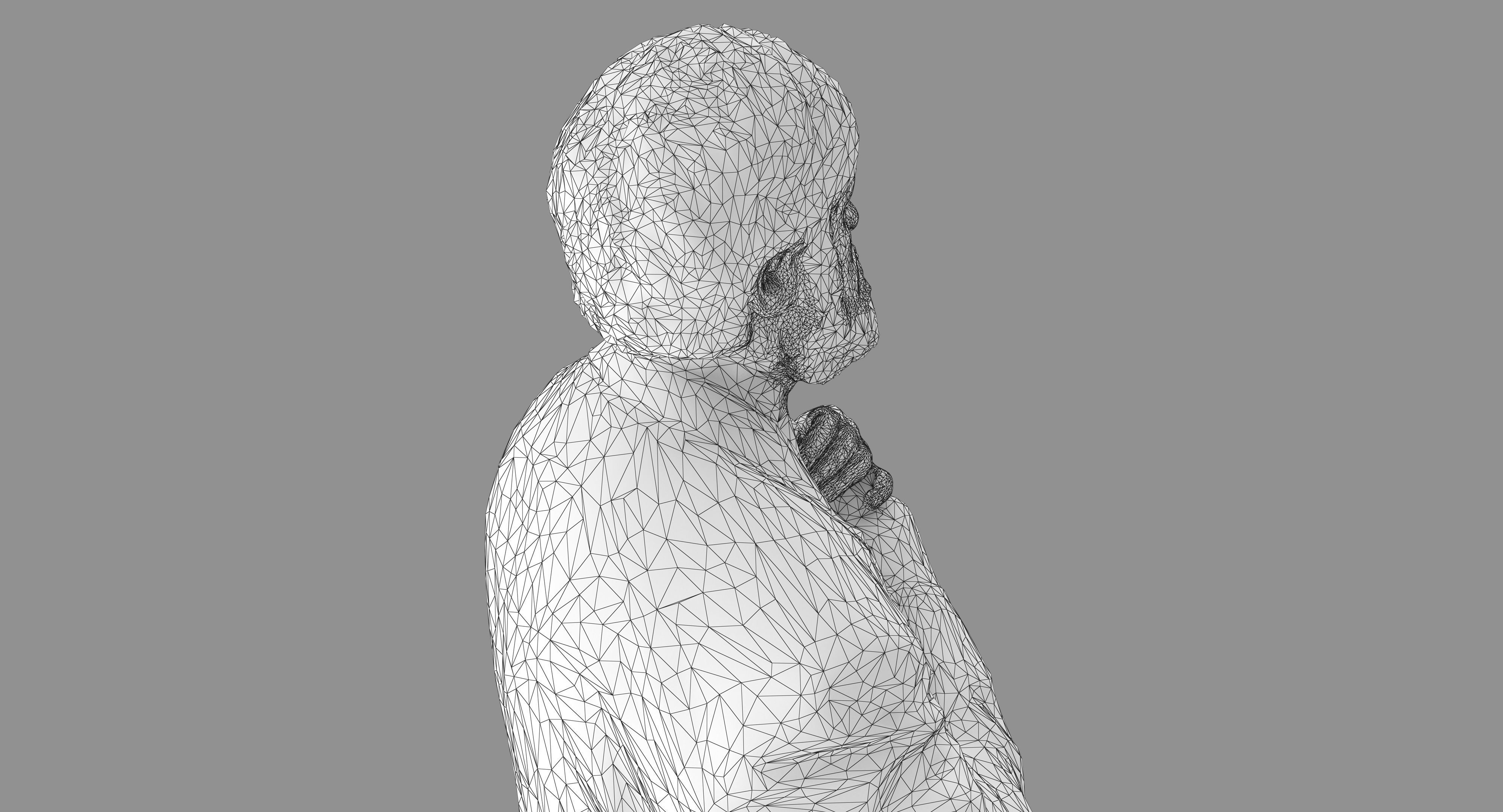 3D model Oldman Fix Tie VR / AR / low-poly | CGTrader