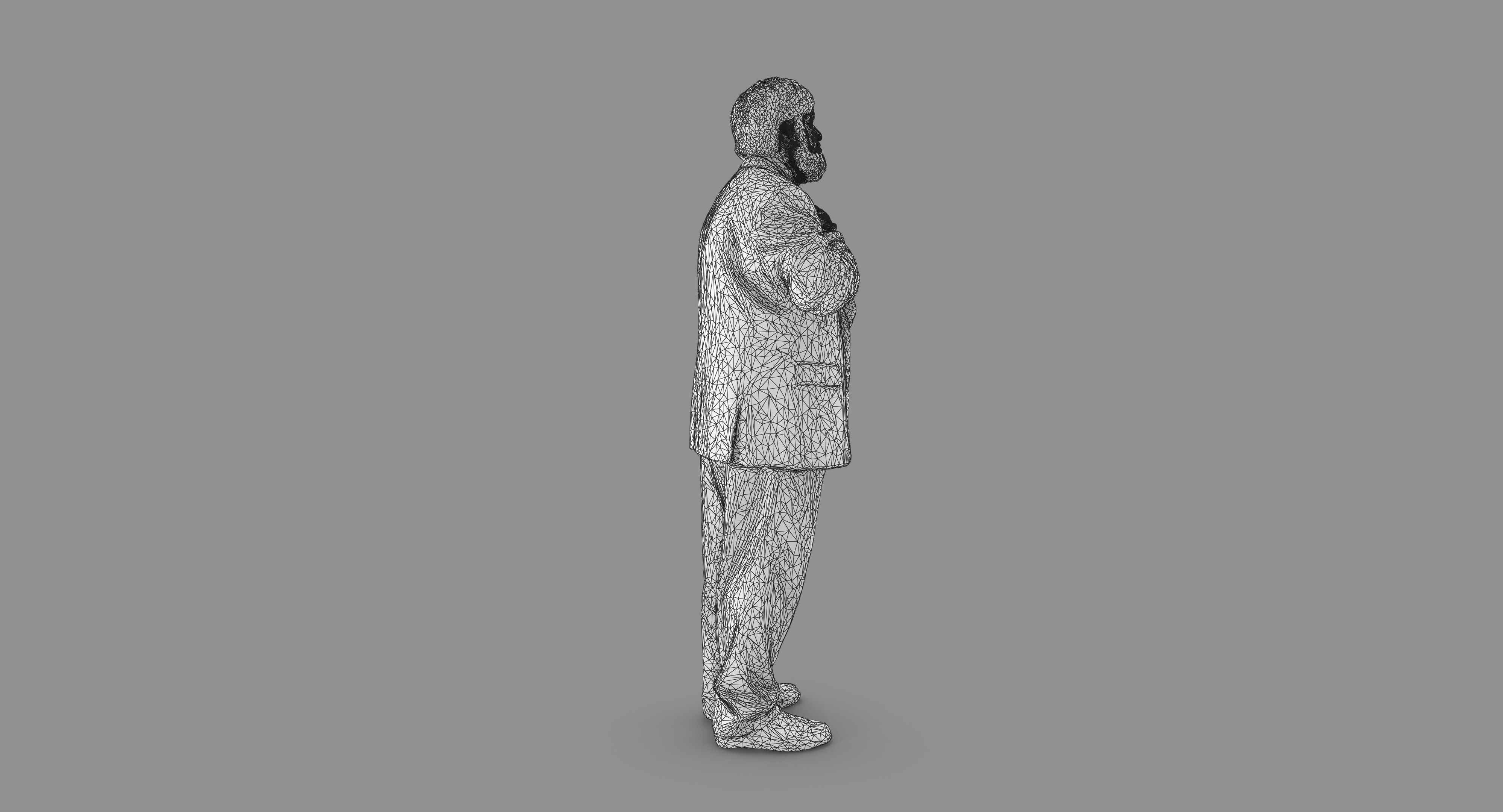 3D model Oldman Fix Tie VR / AR / low-poly | CGTrader