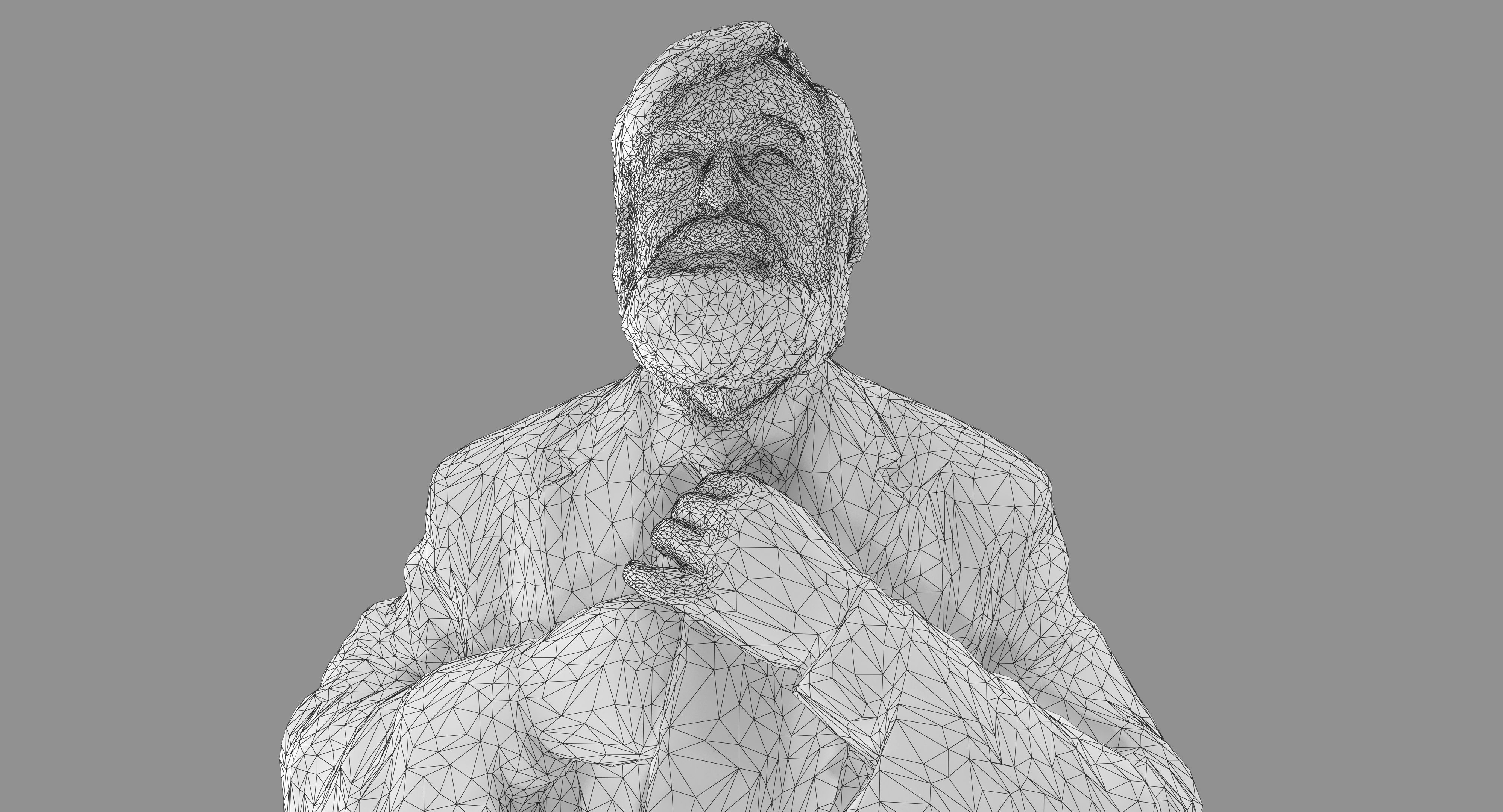 3D model Oldman Fix Tie VR / AR / low-poly | CGTrader