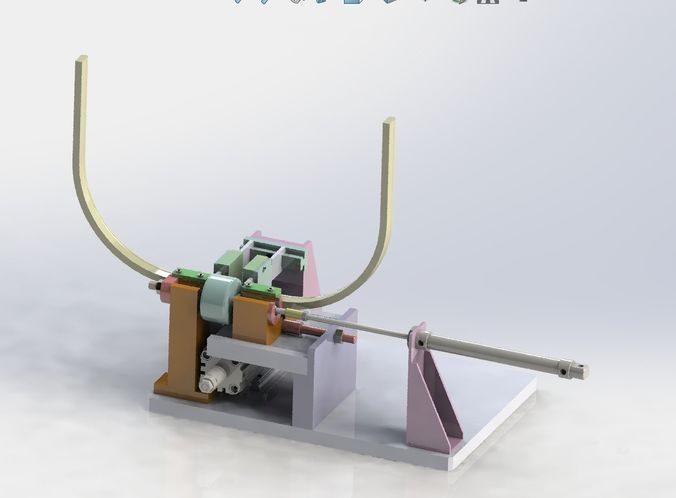 E type spring pack assembly machine 3D model | CGTrader