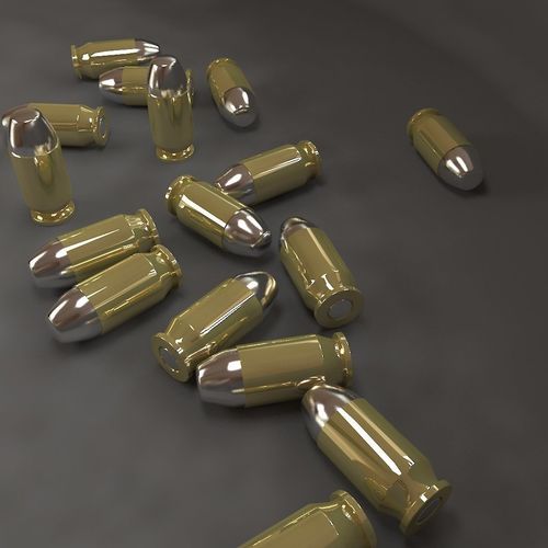 The Bullets bullet shells 3D model | CGTrader