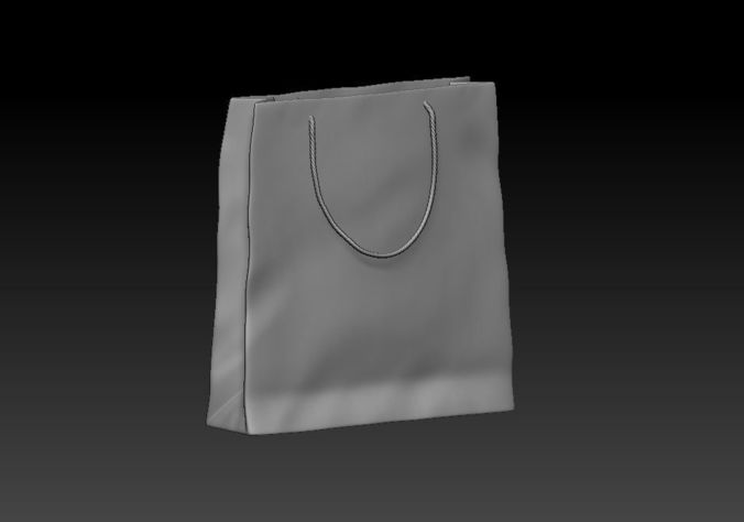 3d model bag shopping 3D model | CGTrader