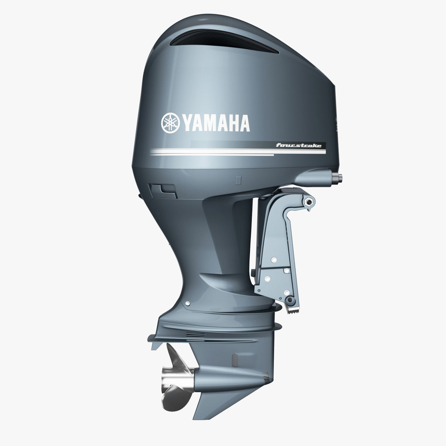 Yamaha Four Stroke 300hp V6 Outboard Motor 3D model | CGTrader