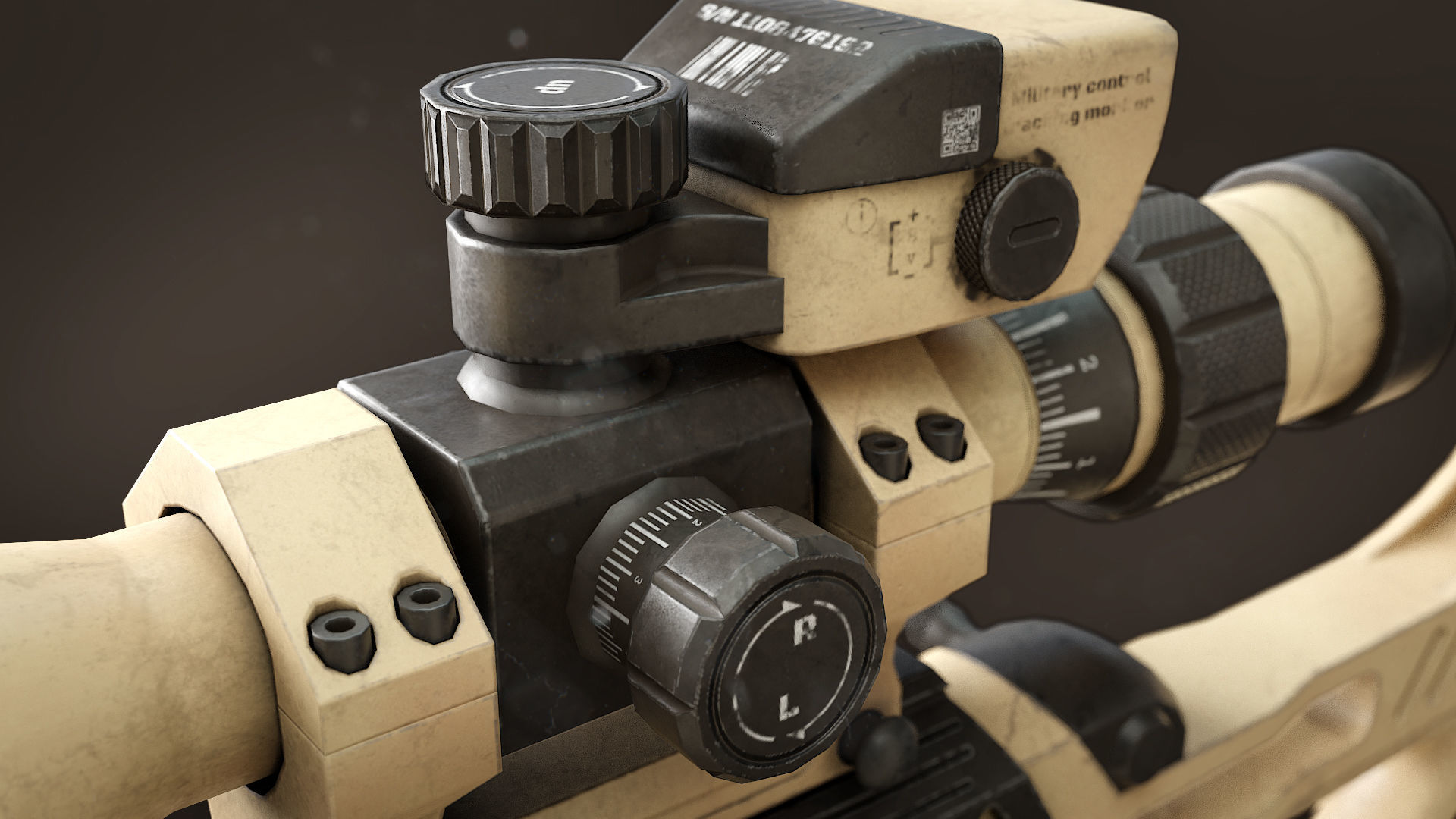 3D model MK Tac-95 Sniper Rifle VR / AR / low-poly rigged | CGTrader