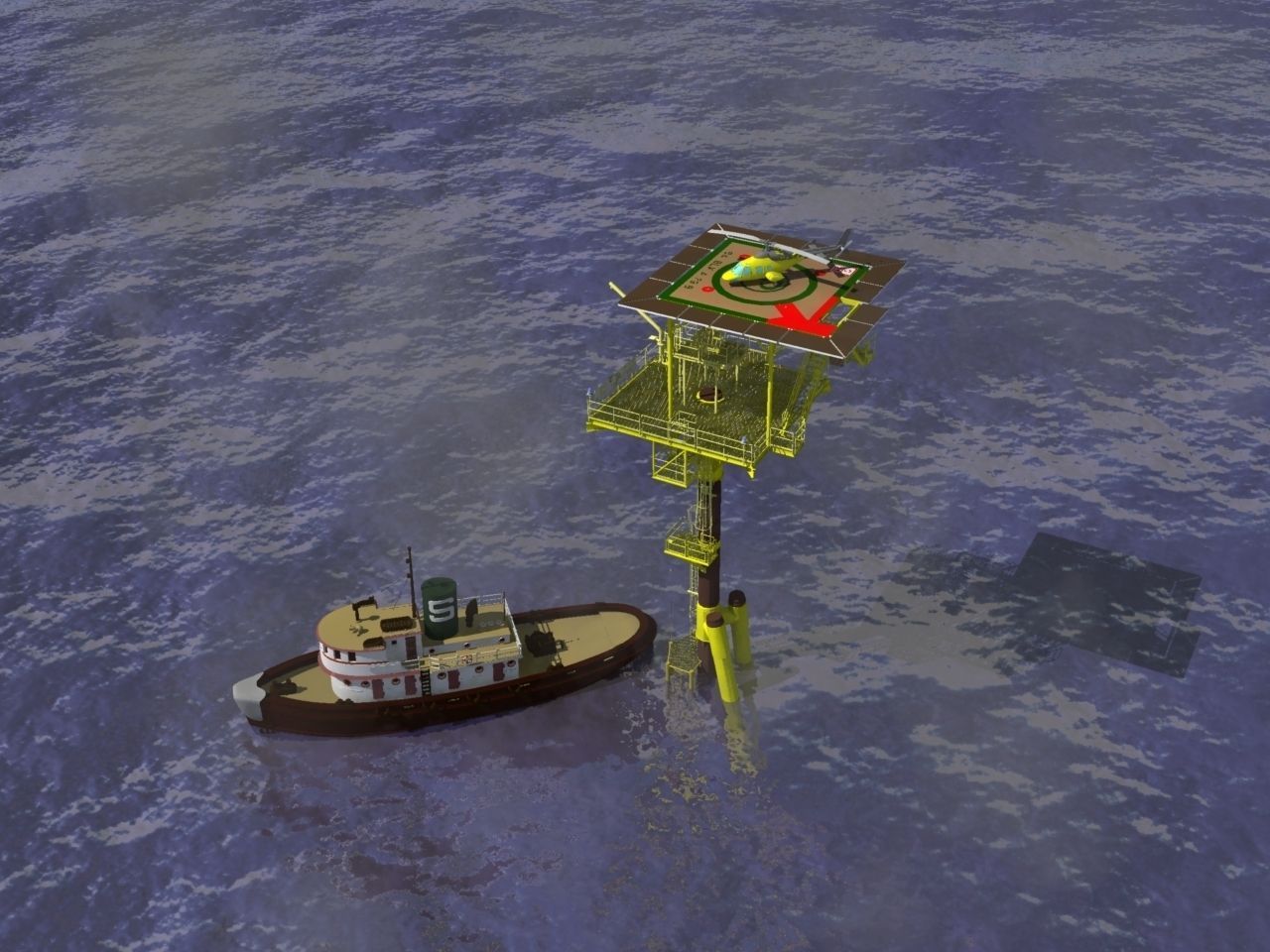 Caisson well protector free 3D model | CGTrader