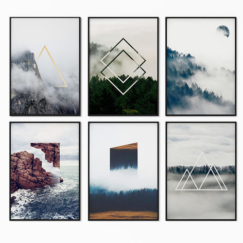 triangle printable geometric 3D model | CGTrader