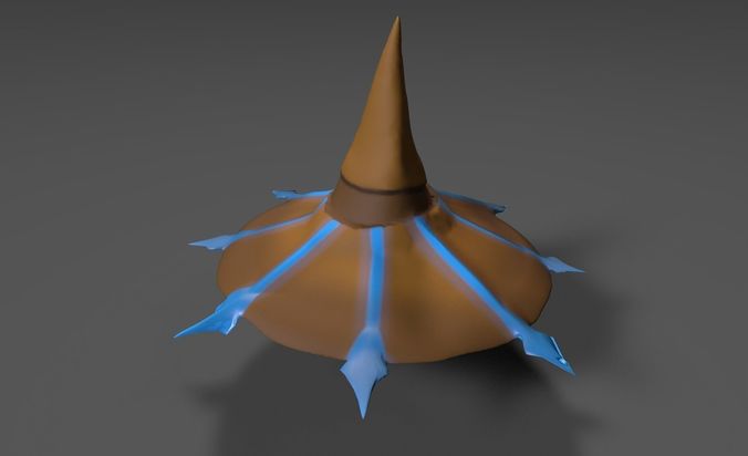 Simple Wizard Hat free VR / AR / low-poly 3D model | CGTrader