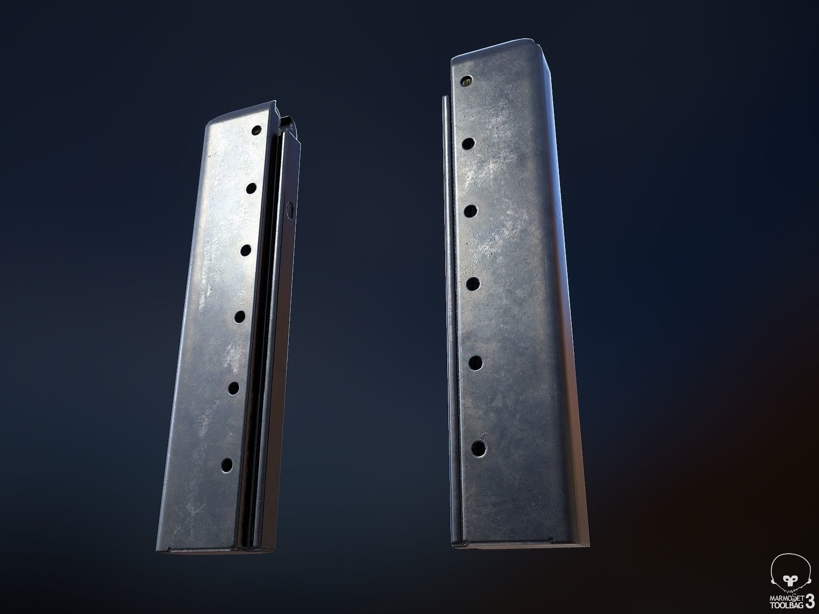 3D model M1A1 Submachine Gun VR / AR / low-poly rigged | CGTrader