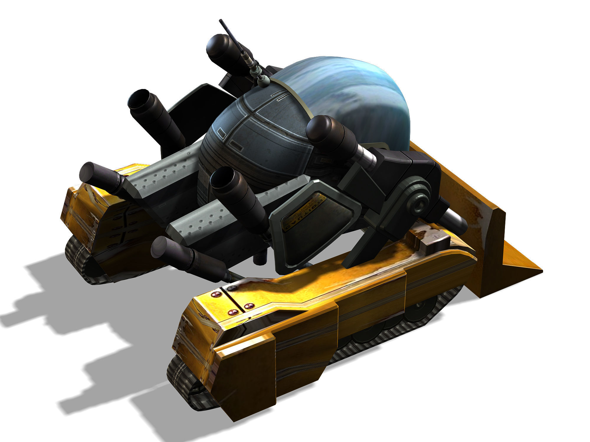 Space Station - Snow Shovel 01 3D model | CGTrader