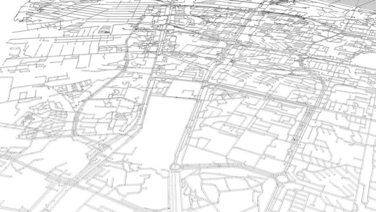 Samara Road Network and Streets 3D model | CGTrader