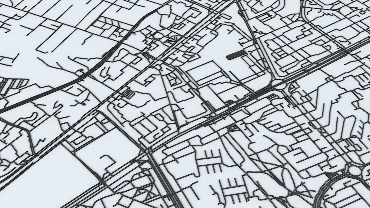 Samara Road Network and Streets 3D model | CGTrader