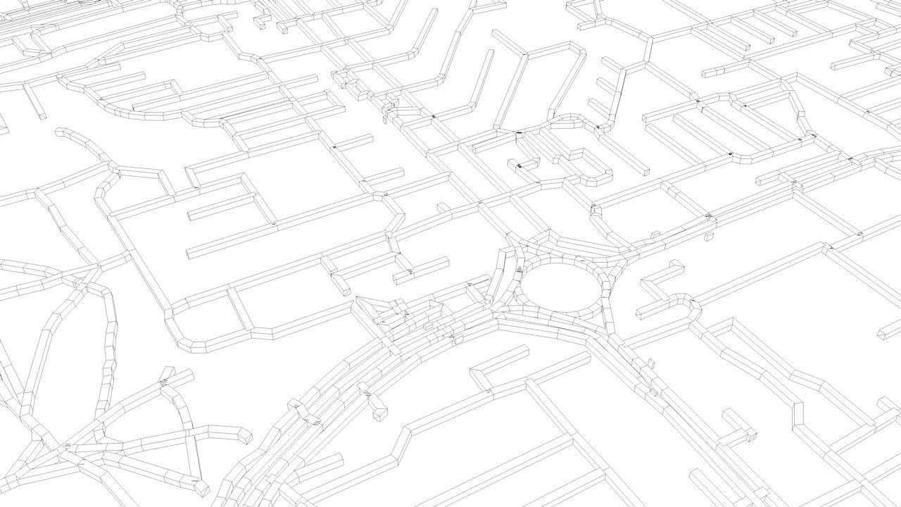 Samara Road Network and Streets 3D model | CGTrader