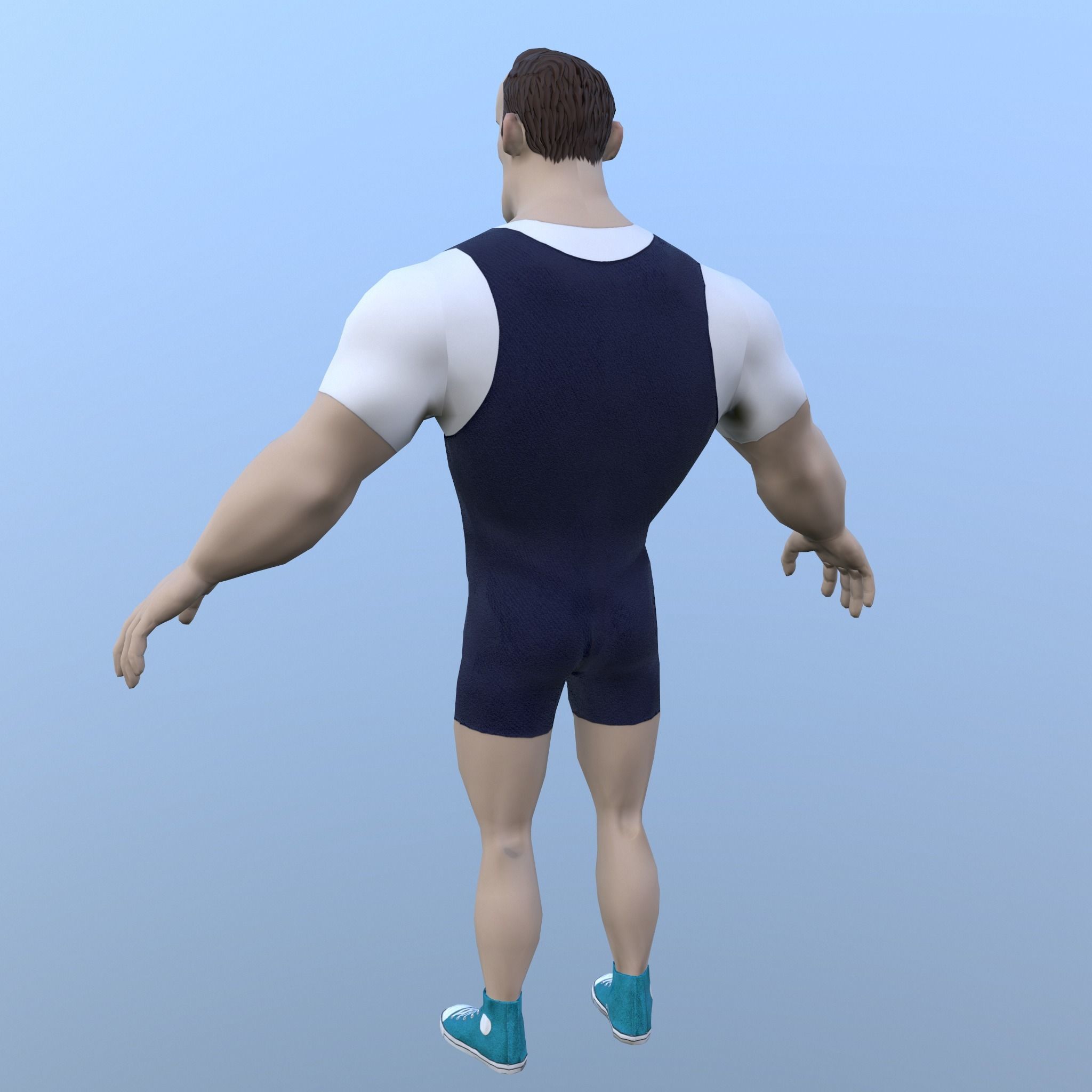 3D model Powerlifter VR / AR / low-poly rigged | CGTrader