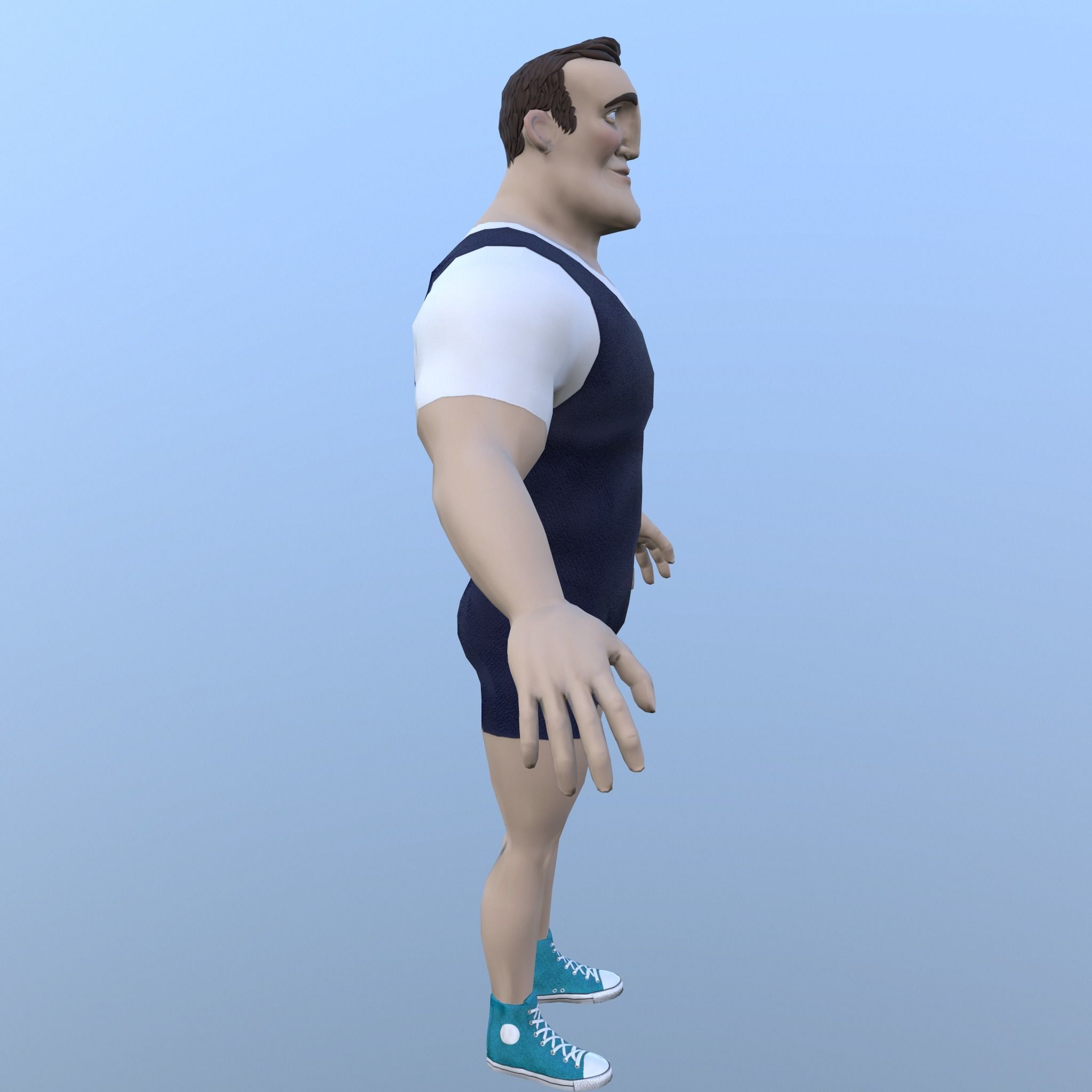 3D model Powerlifter VR / AR / low-poly rigged | CGTrader