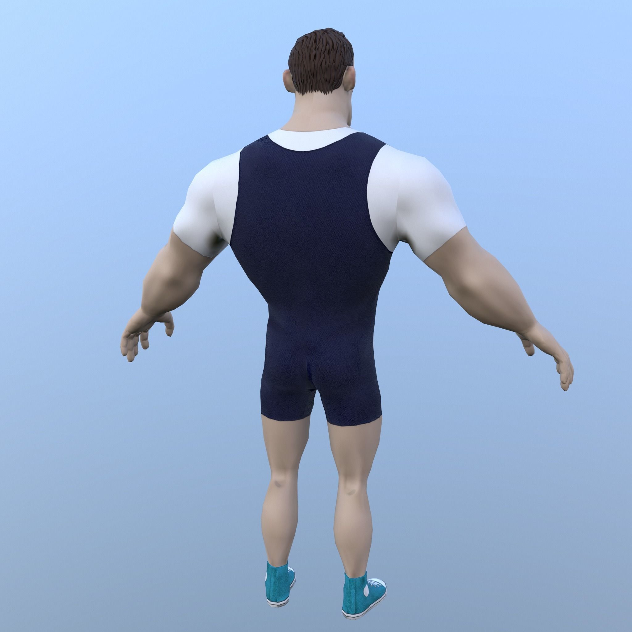 3D model Powerlifter VR / AR / low-poly rigged | CGTrader