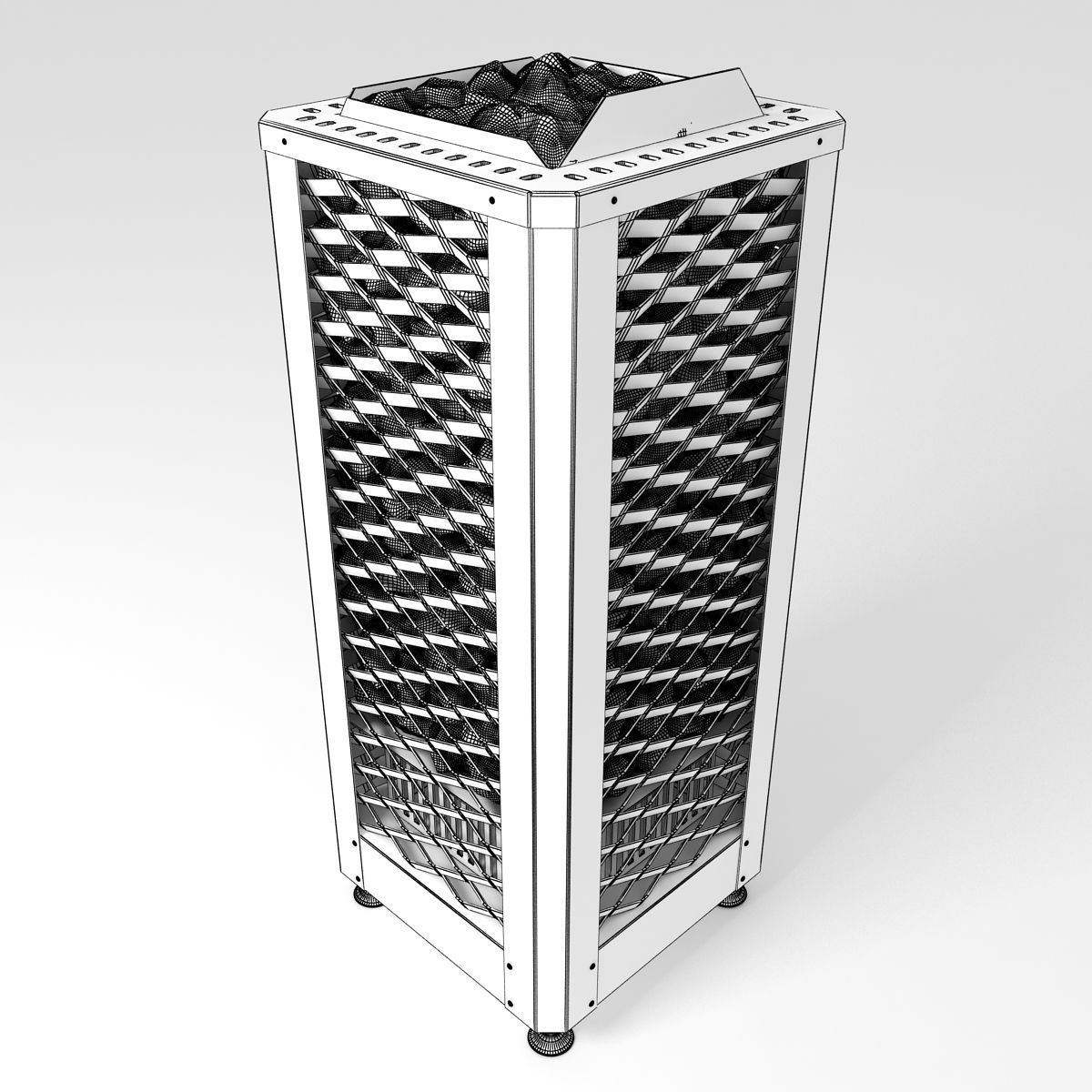 EOS Saunadome II sauna heater unit 3D model | CGTrader