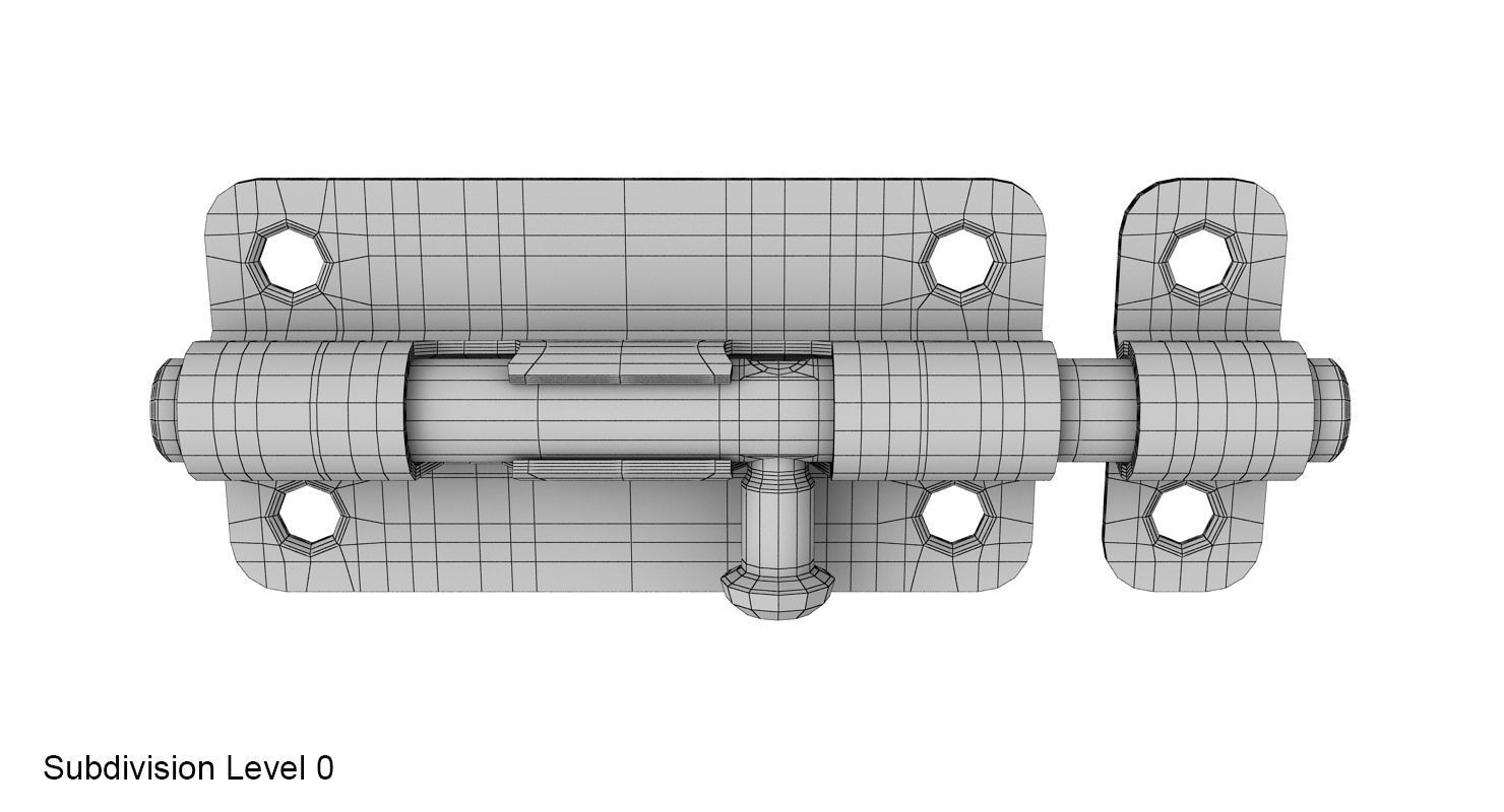 Latch 3D model | CGTrader
