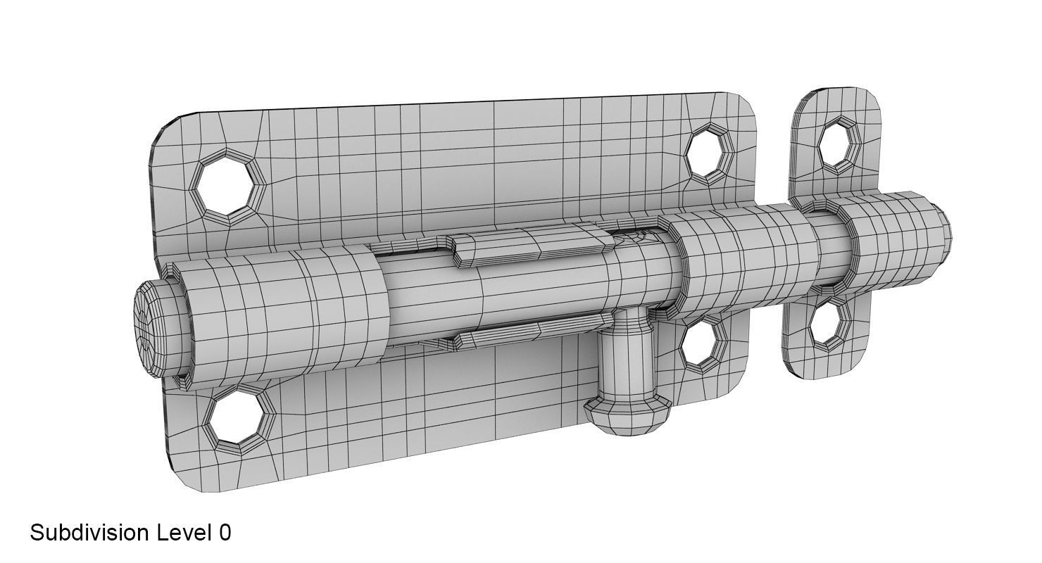 Latch 3D model | CGTrader