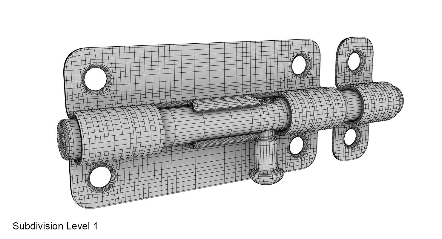 Latch 3D model | CGTrader