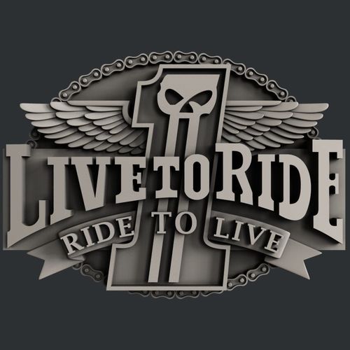 3d STL models for CNC Live to Ride 3D model | CGTrader