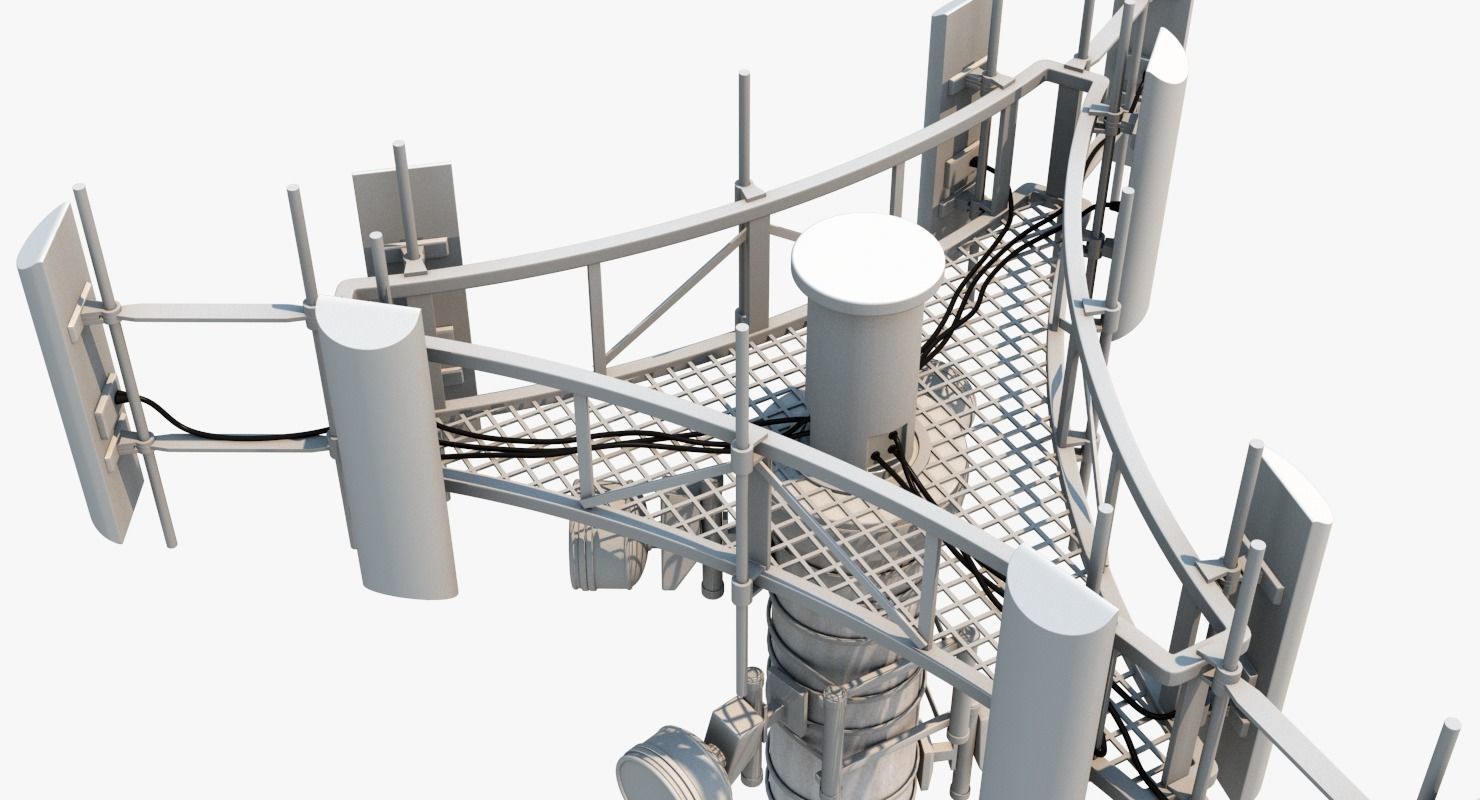 Cell Tower 3D model | CGTrader