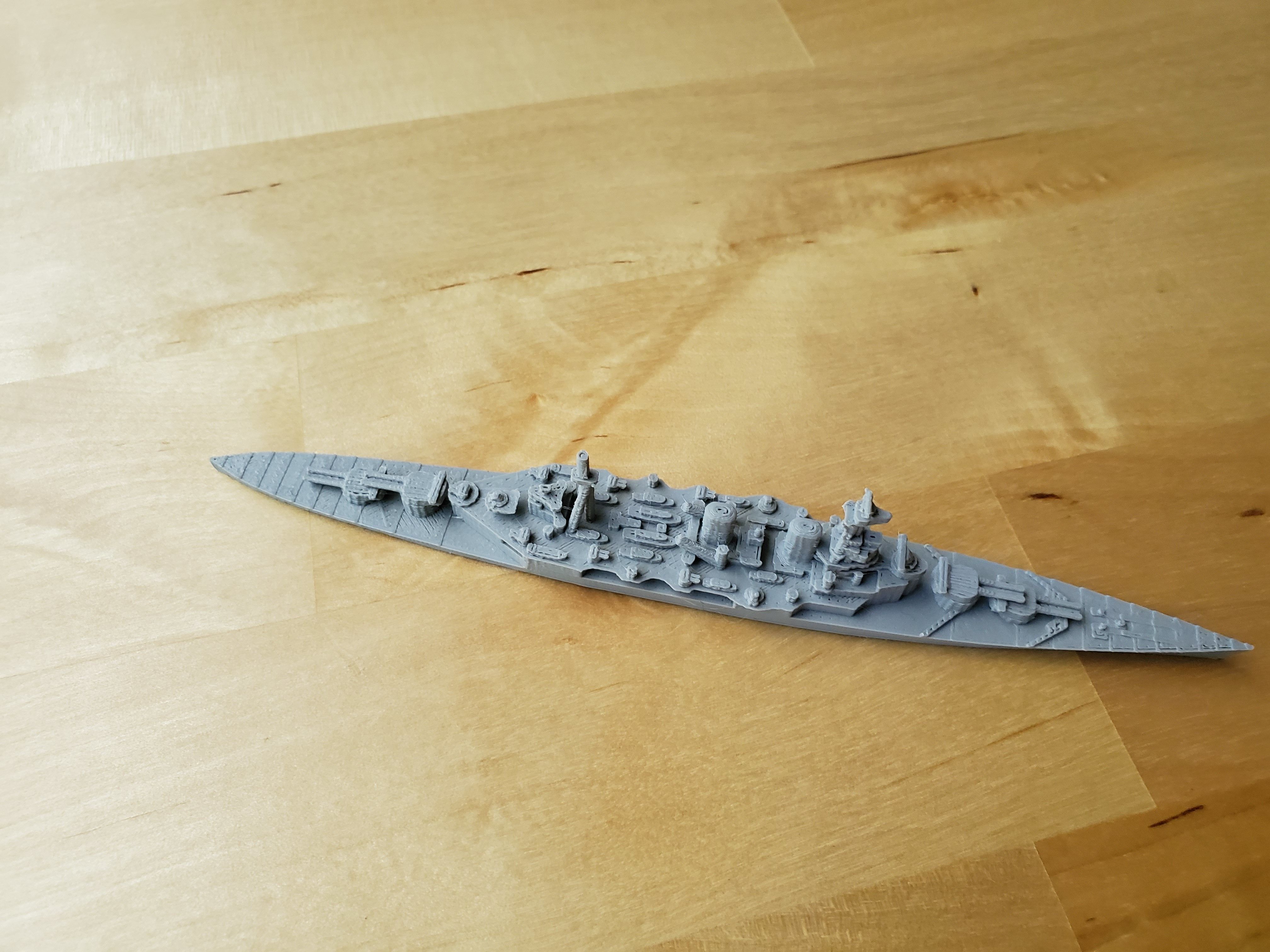 British Battlecruiser HMS Hood Warship 3D model 3D printable | CGTrader