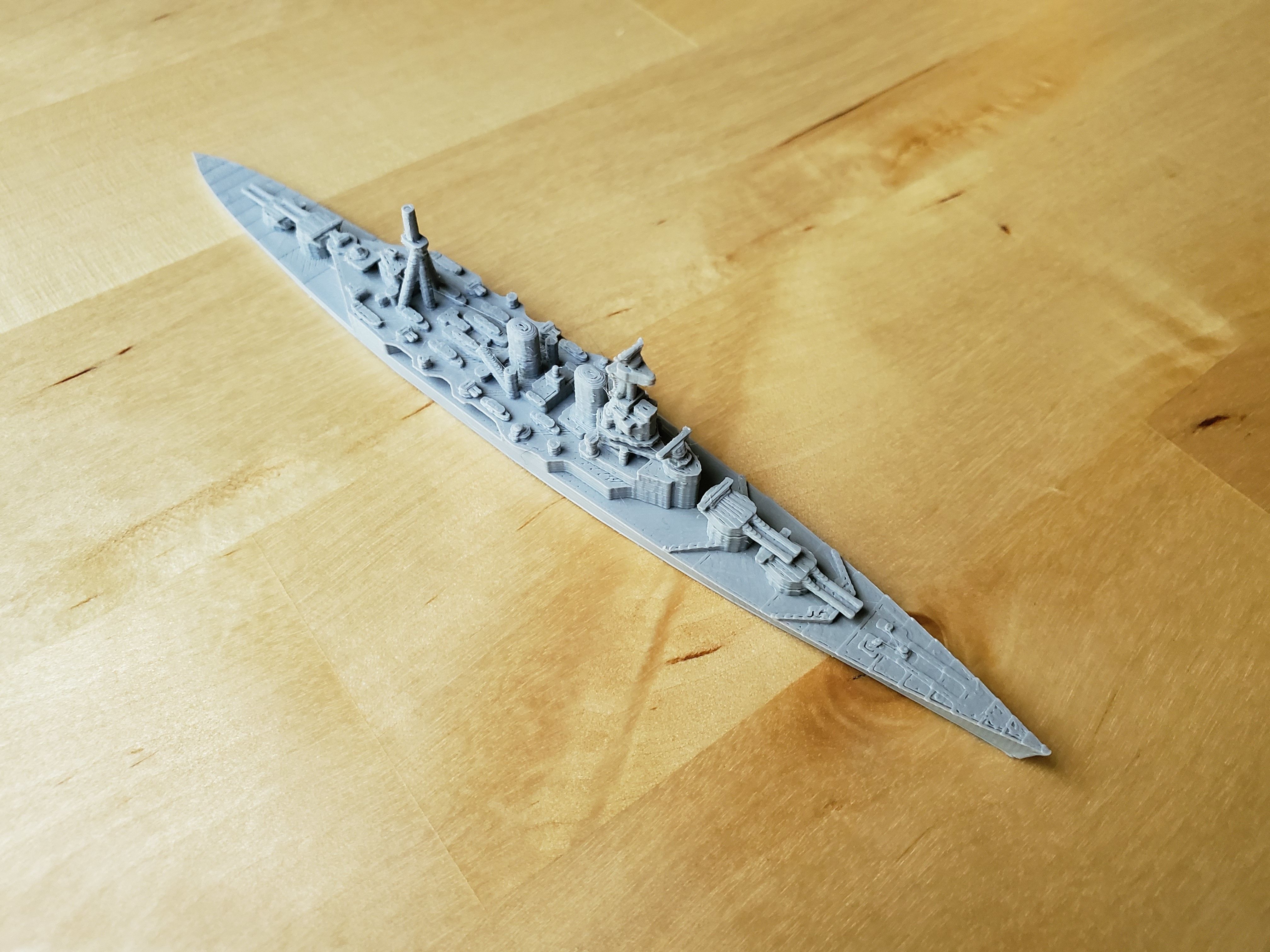 British Battlecruiser HMS Hood Warship 3D model 3D printable | CGTrader