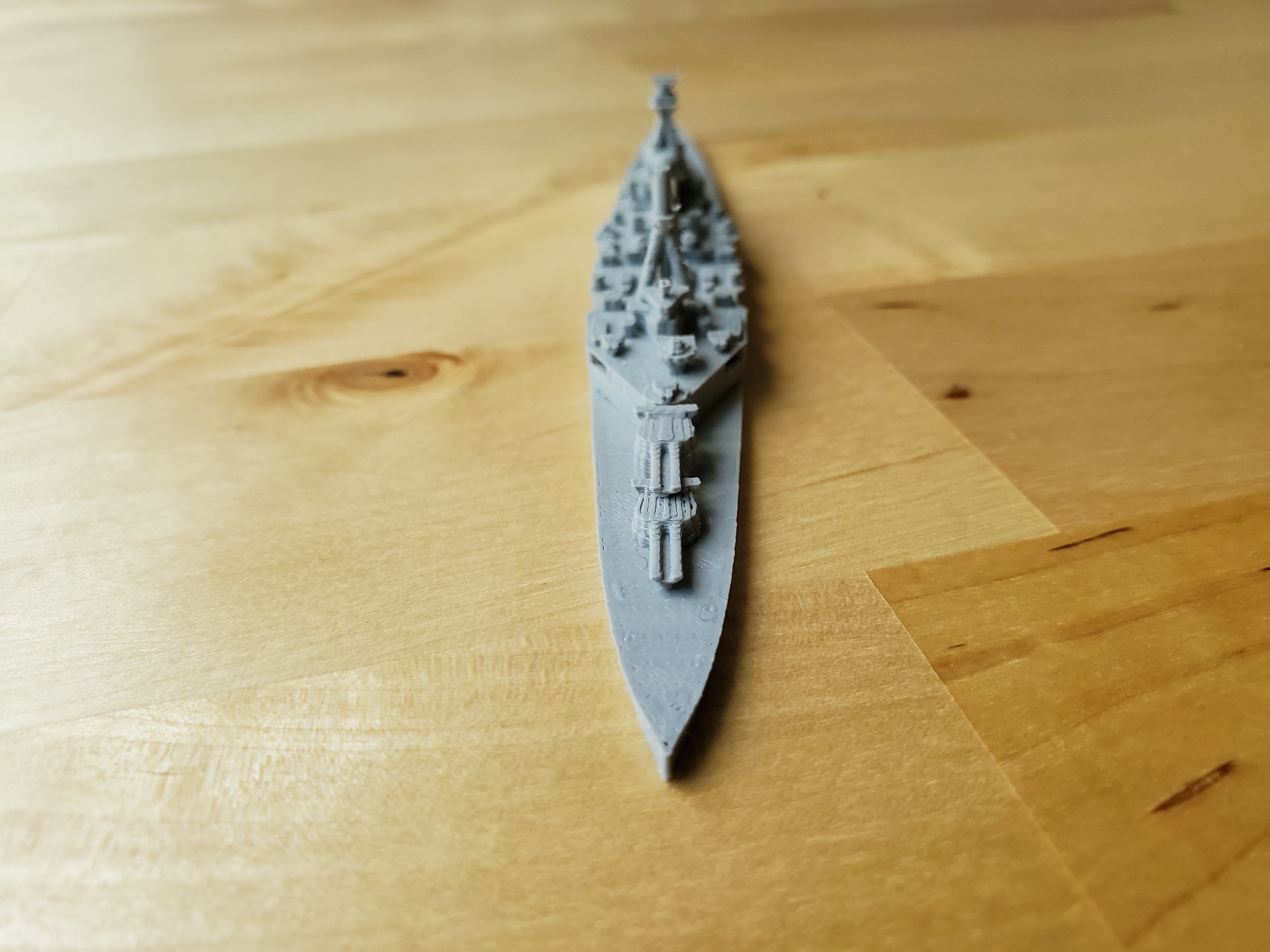 British Battlecruiser HMS Hood Warship 3D model 3D printable | CGTrader