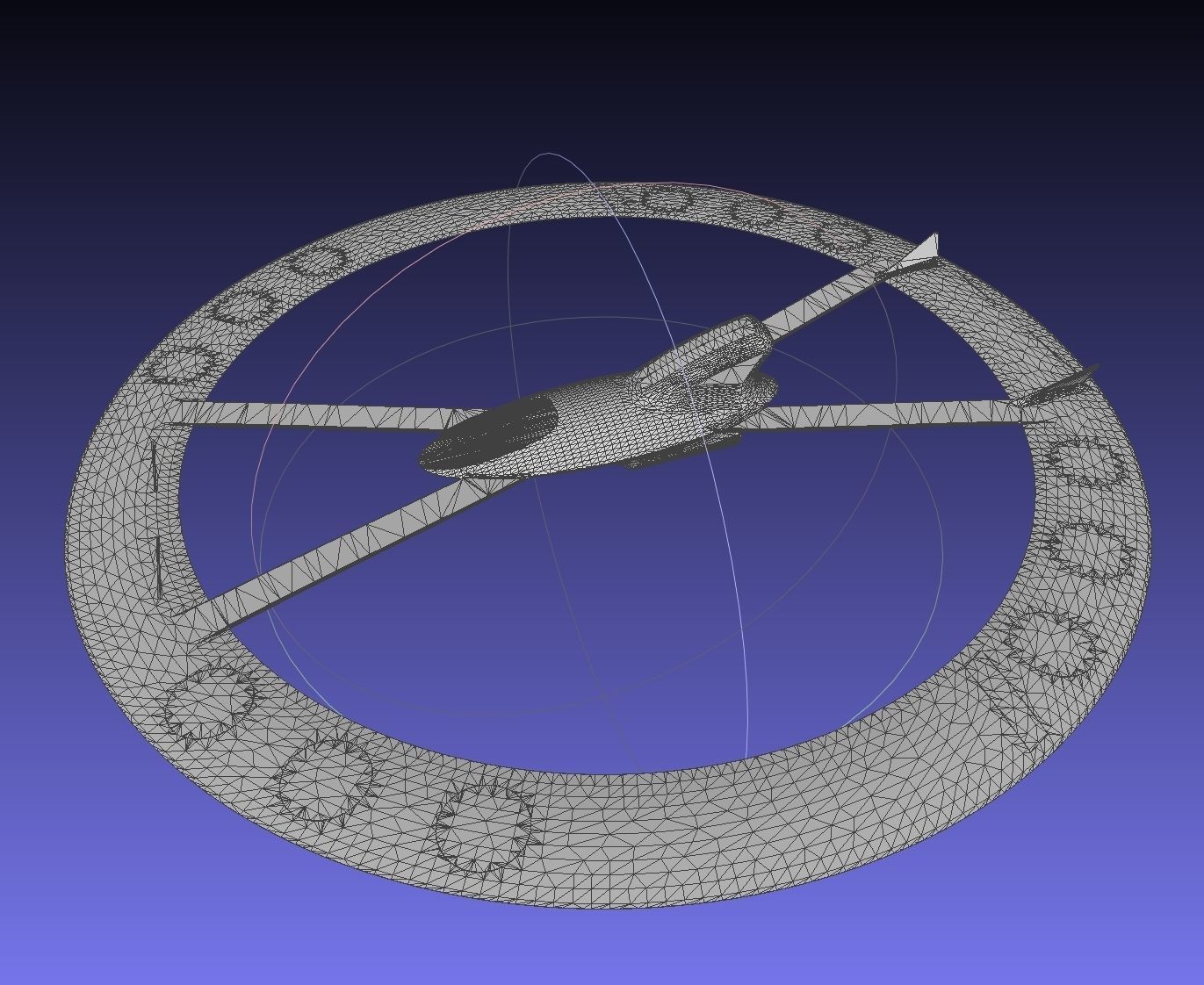 Futuristic Ring-Wing Saucer Airplane Design 3D model 3D printable ...