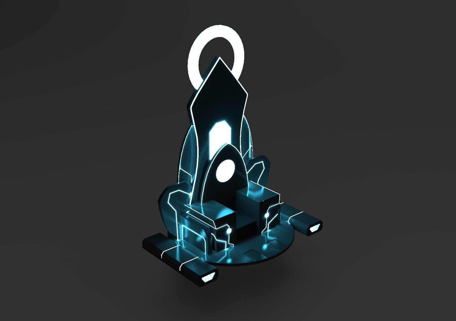 Mobius Chair of Batman 3D model | CGTrader