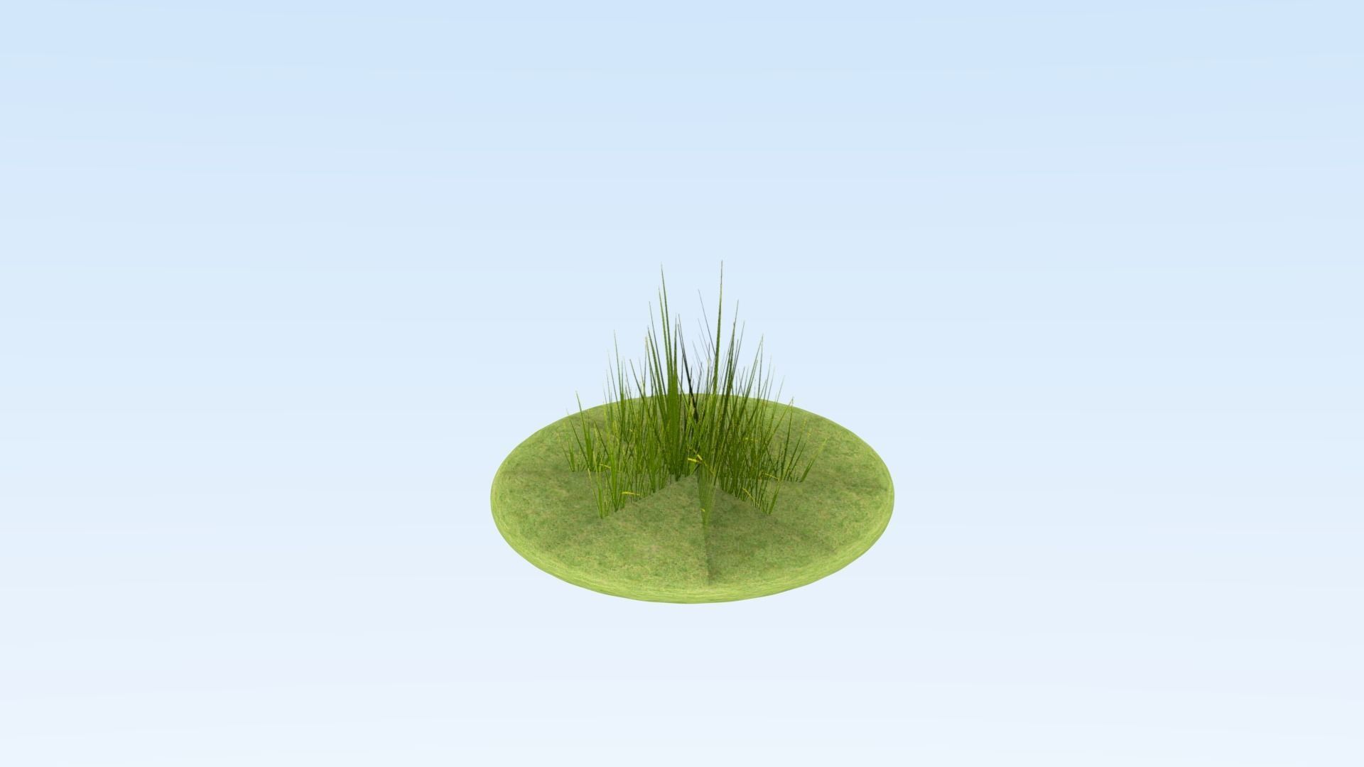 3D model Lowpoly grass set VR / AR / low-poly | CGTrader