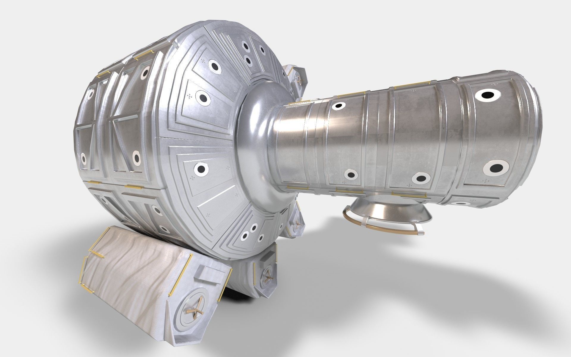 Quest Airlock module on ISS 3D model | CGTrader