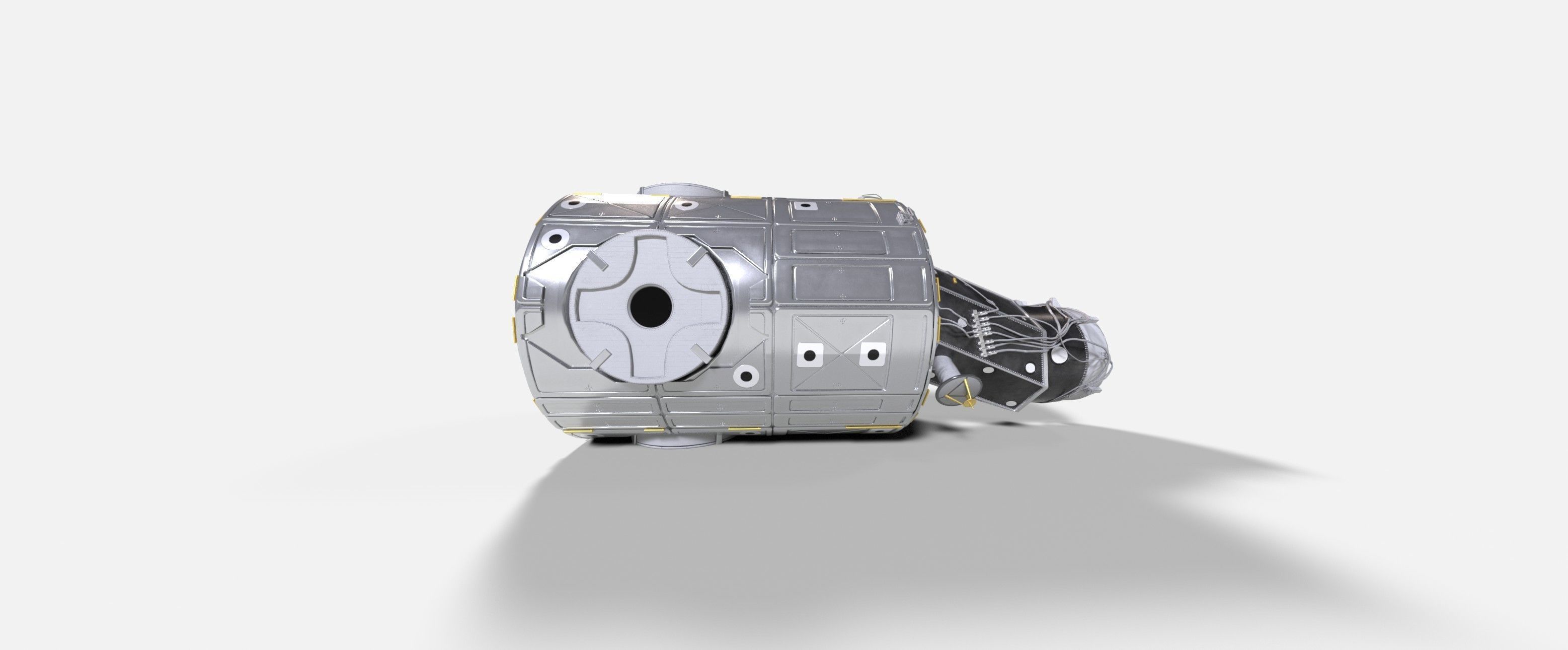 Node One Unity module on ISS 3D model | CGTrader