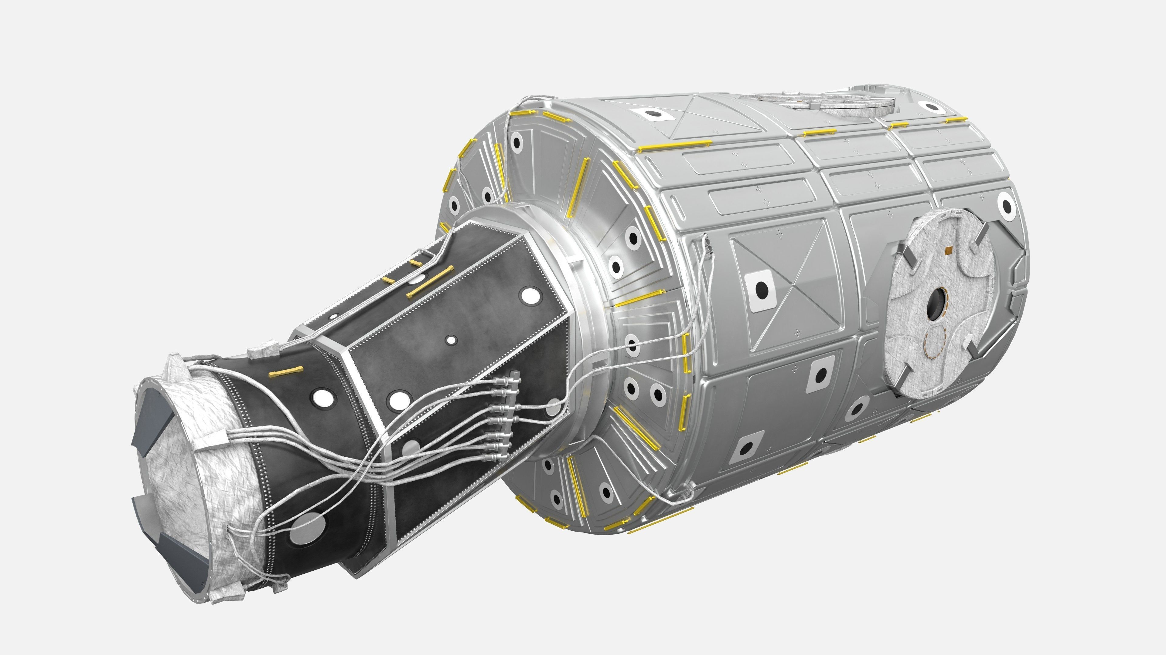 Node One Unity module on ISS 3D model | CGTrader