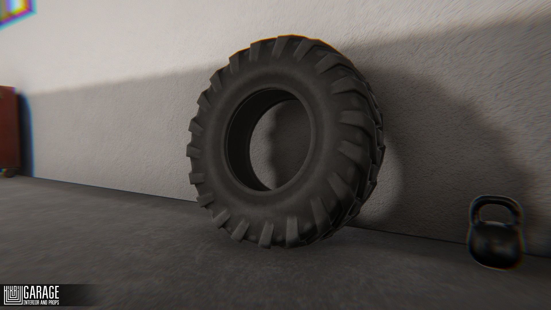 3D model Garage - interior and props VR / AR / low-poly | CGTrader