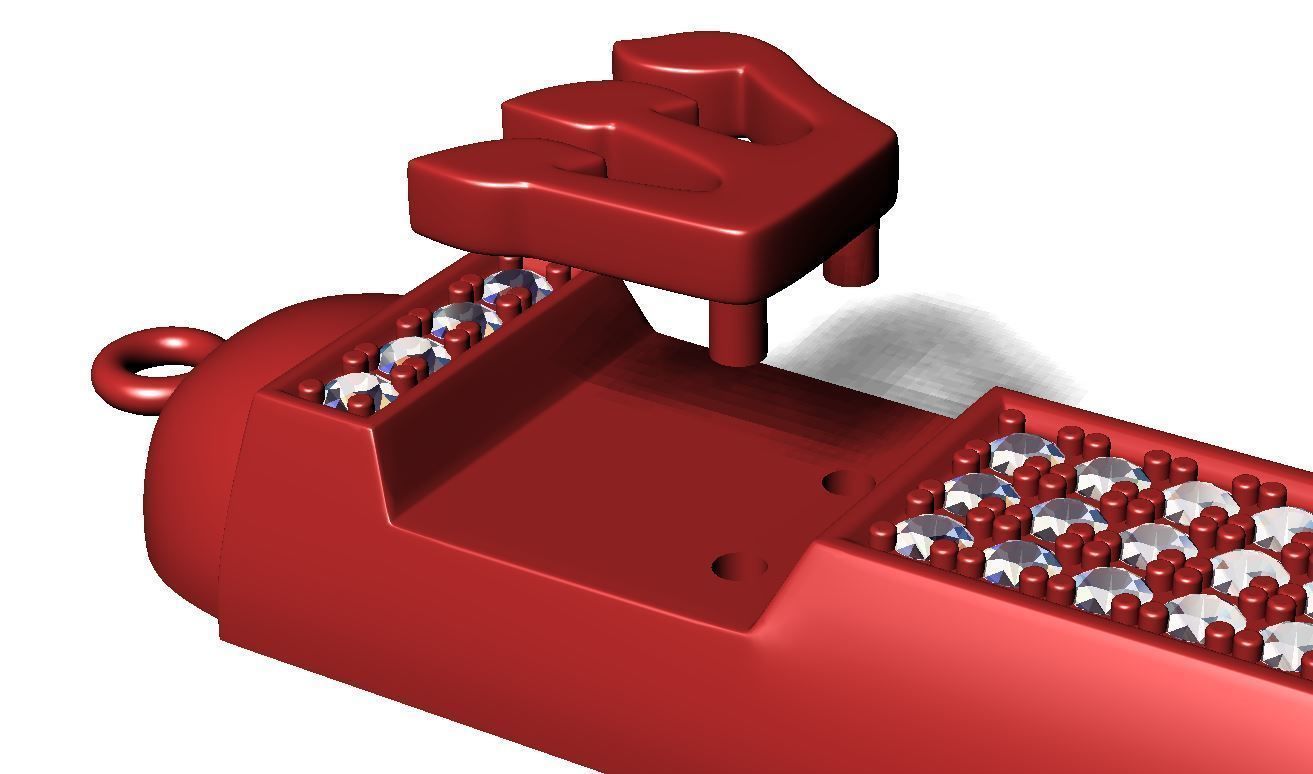 Mezuzah gold pendant 3d printable model jewish religion jewelry 3D ...