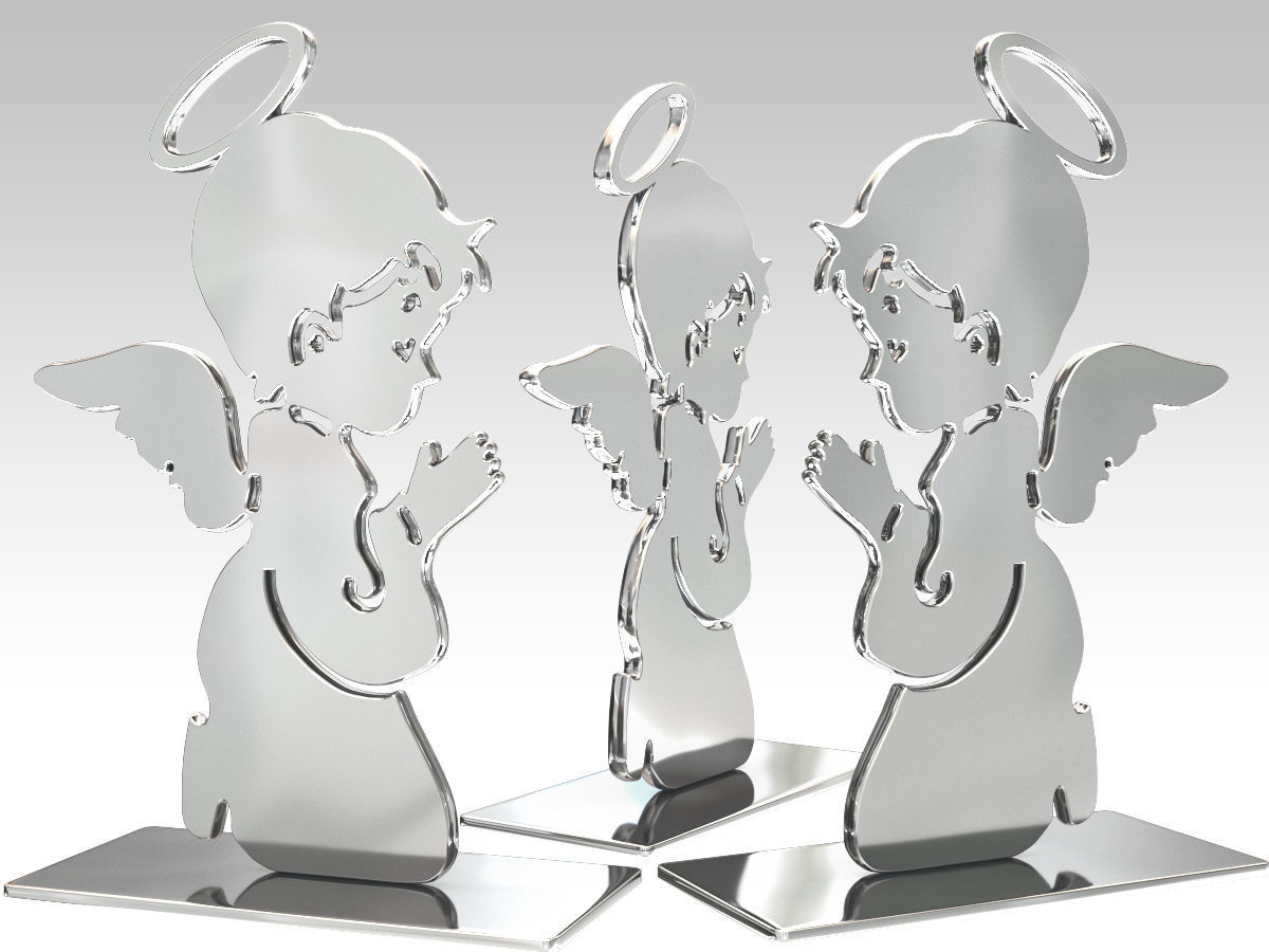 Angel paperweight desk paper weight cherub ornament cupid 3D model ...