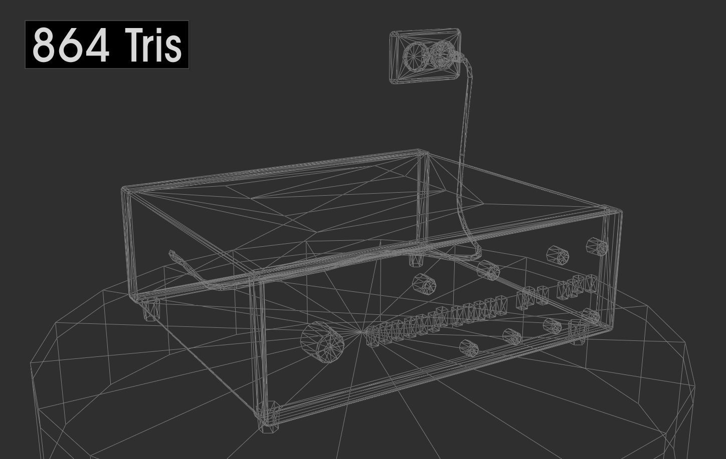 3D model Electronic Instrumentation Function Generator VR / AR / low ...