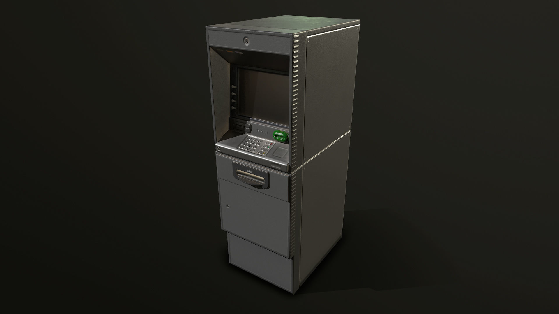 3D model ATM Cashmachine 2 VR / AR / low-poly | CGTrader