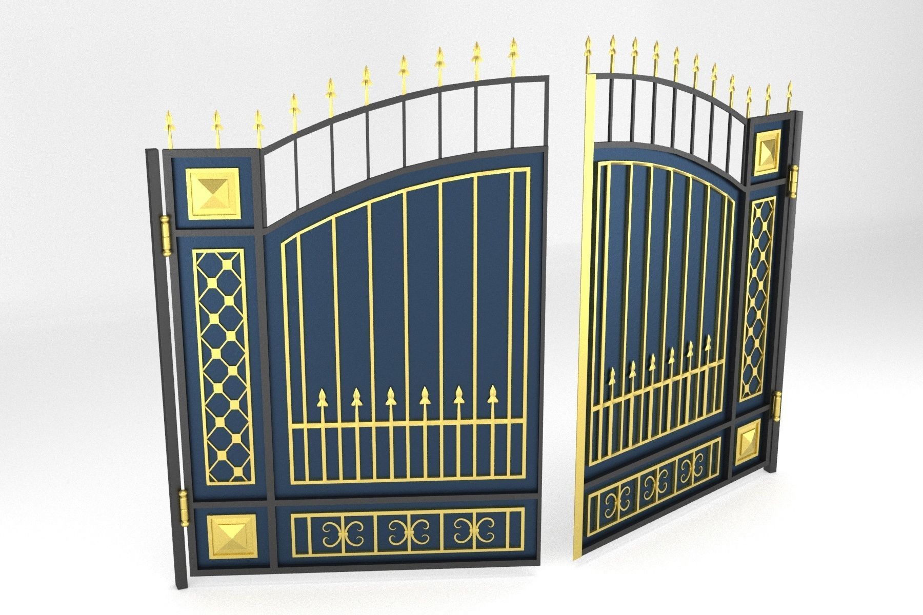 3D Gate 02 | CGTrader