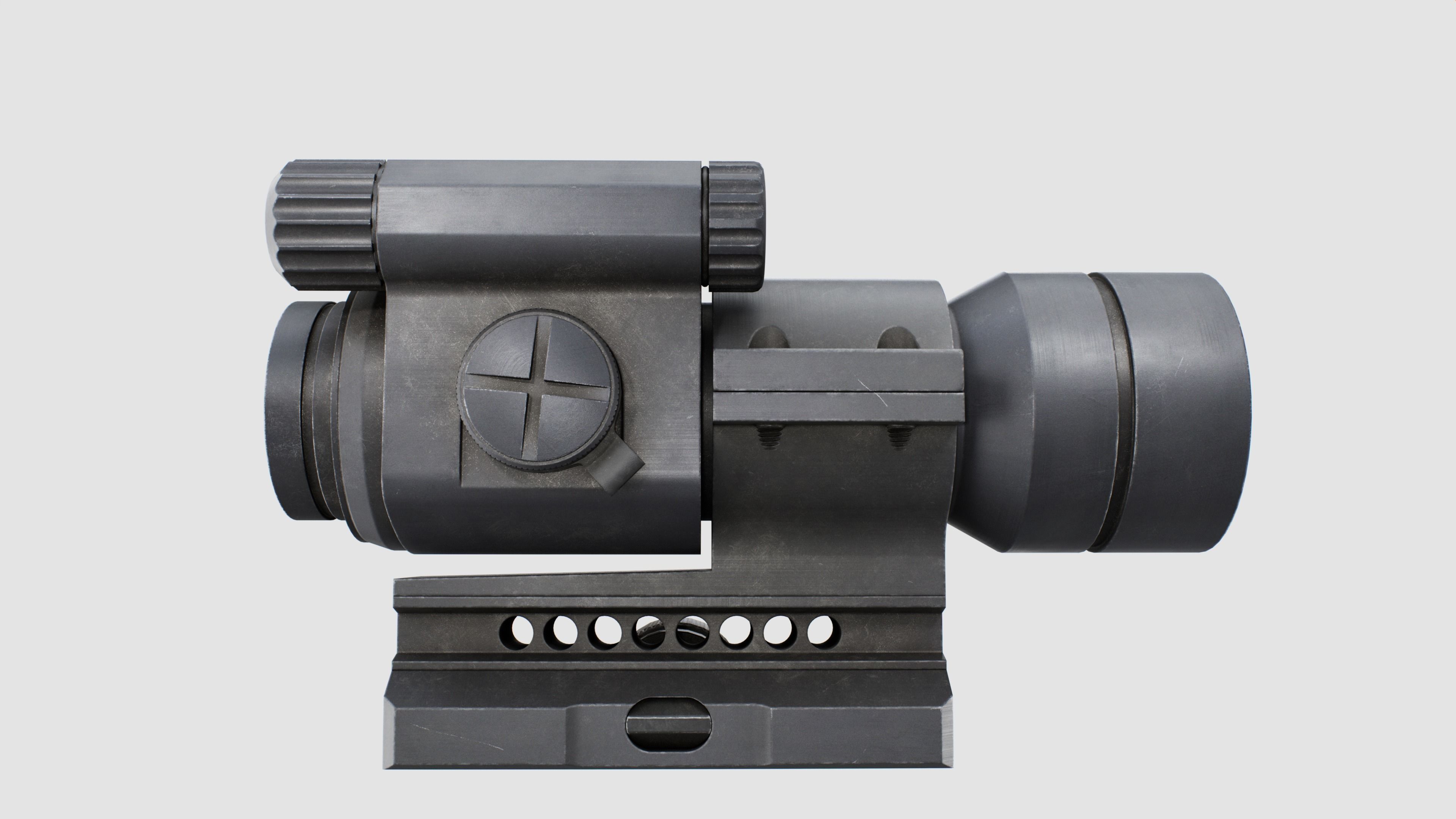 3D model Aimpoint PRO Red Dot Sight VR / AR / low-poly | CGTrader