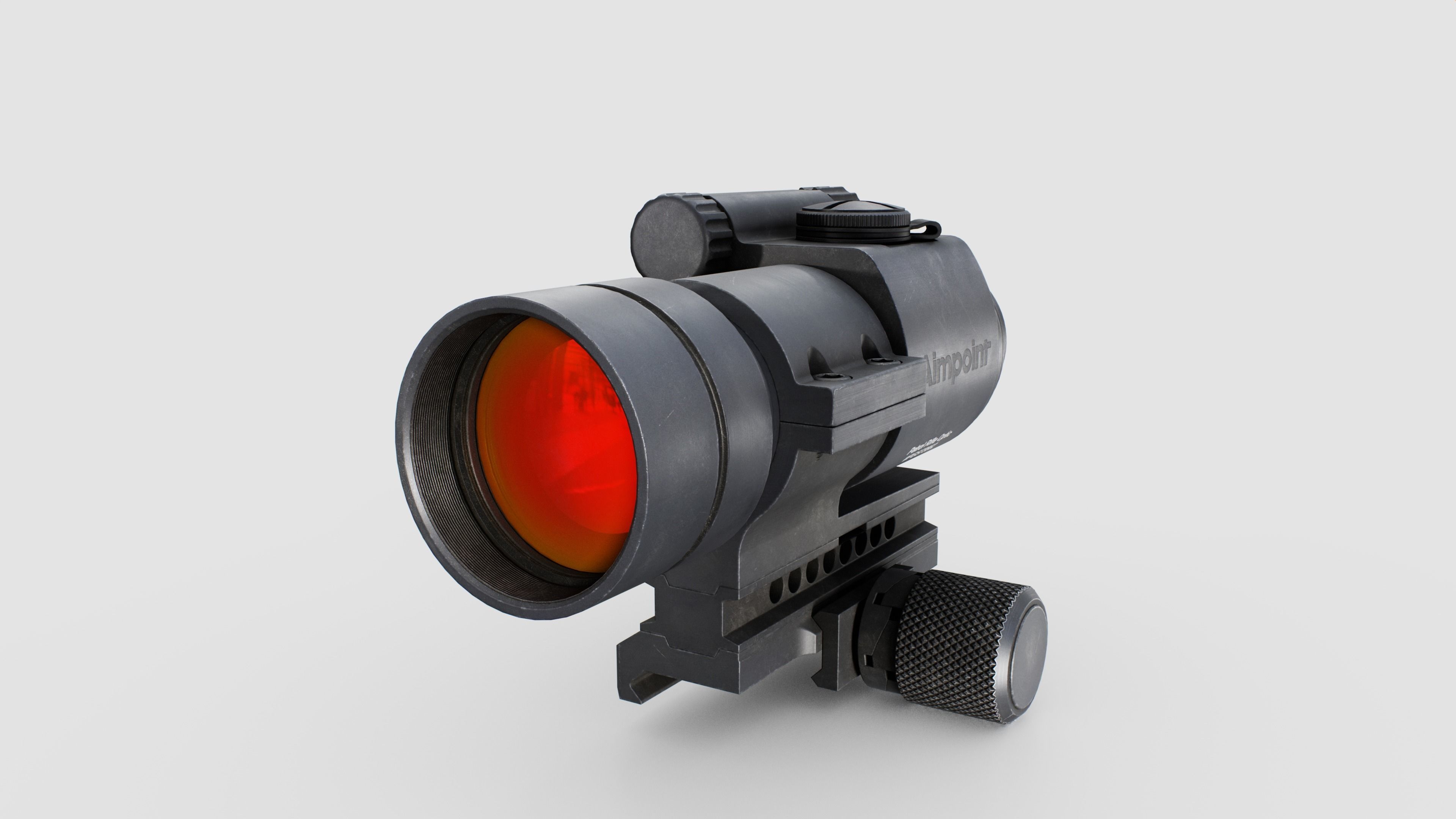 3D model Aimpoint PRO Red Dot Sight VR / AR / low-poly | CGTrader