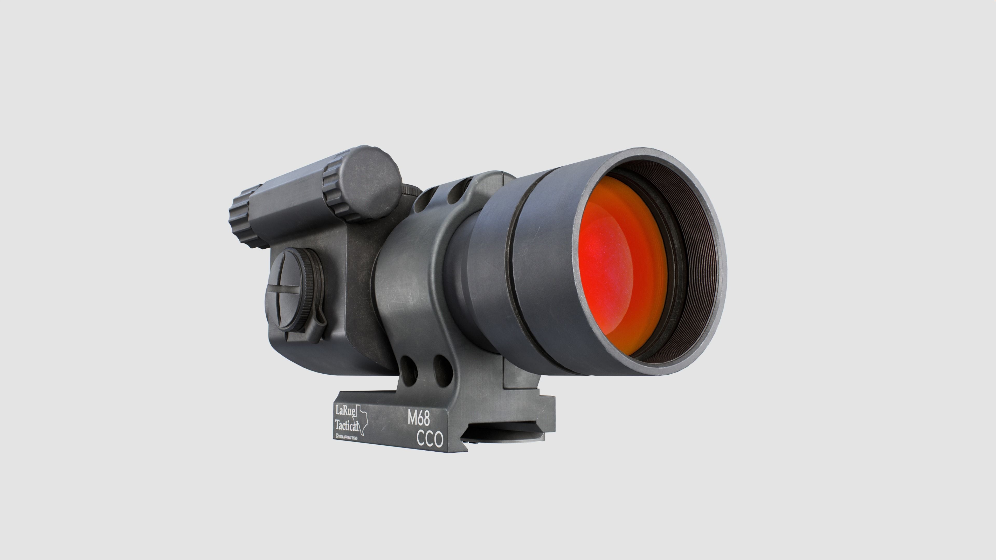 3D model Aimpoint PRO Red Dot Sight VR / AR / low-poly | CGTrader