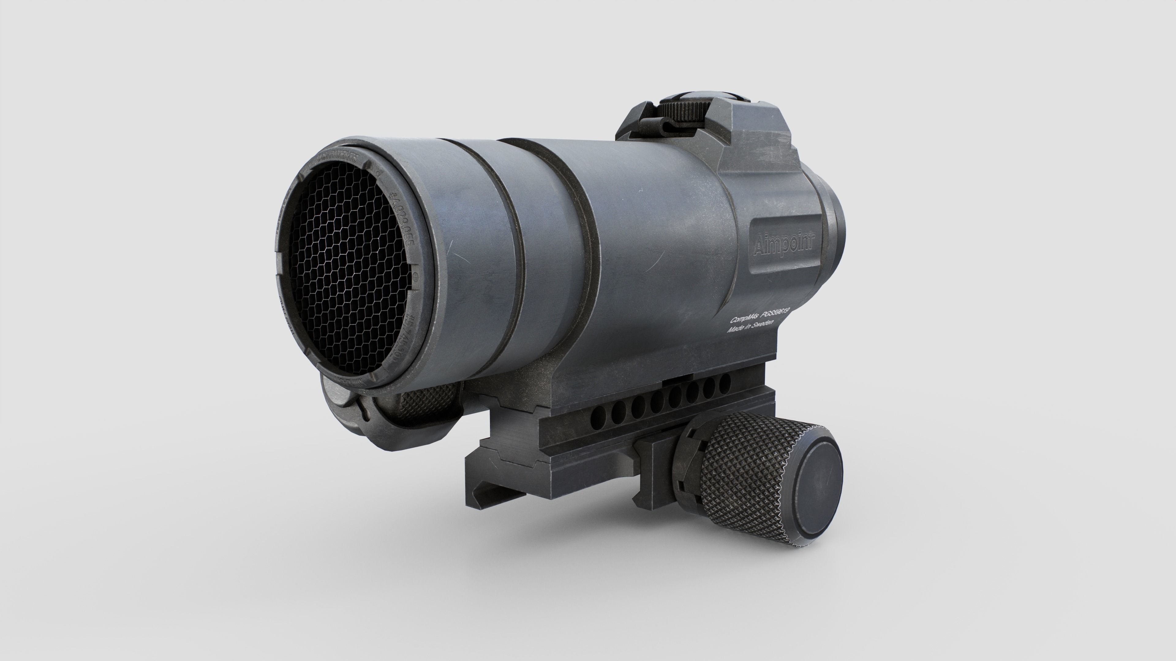 3D model Aimpoint CompM4s Red Dot Sight VR / AR / low-poly | CGTrader