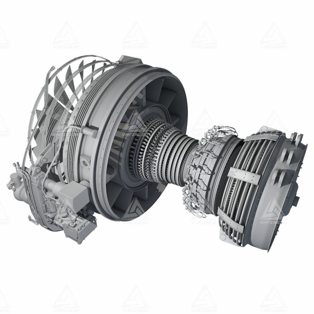 SolidWorks cfm56-7b Complete model 3D model | CGTrader