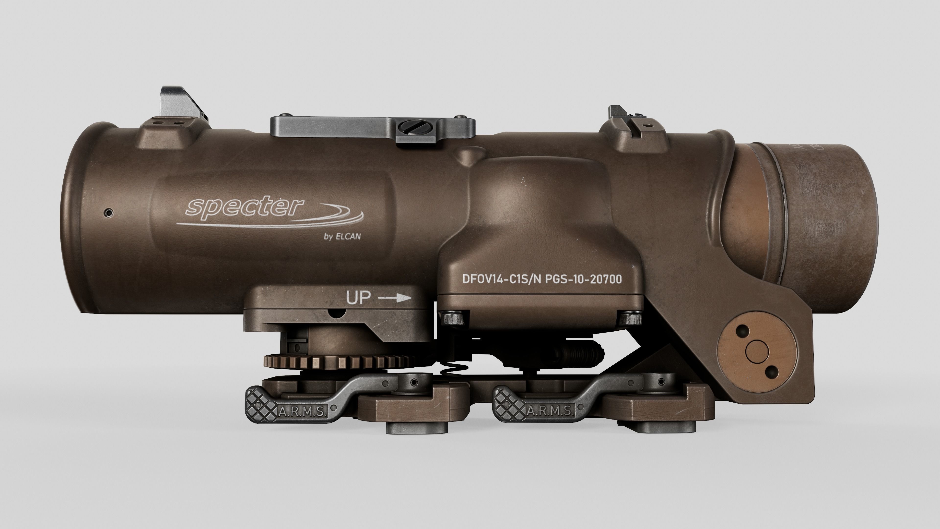 3D model Elcan SpecterDR Combat Sight VR / AR / low-poly | CGTrader