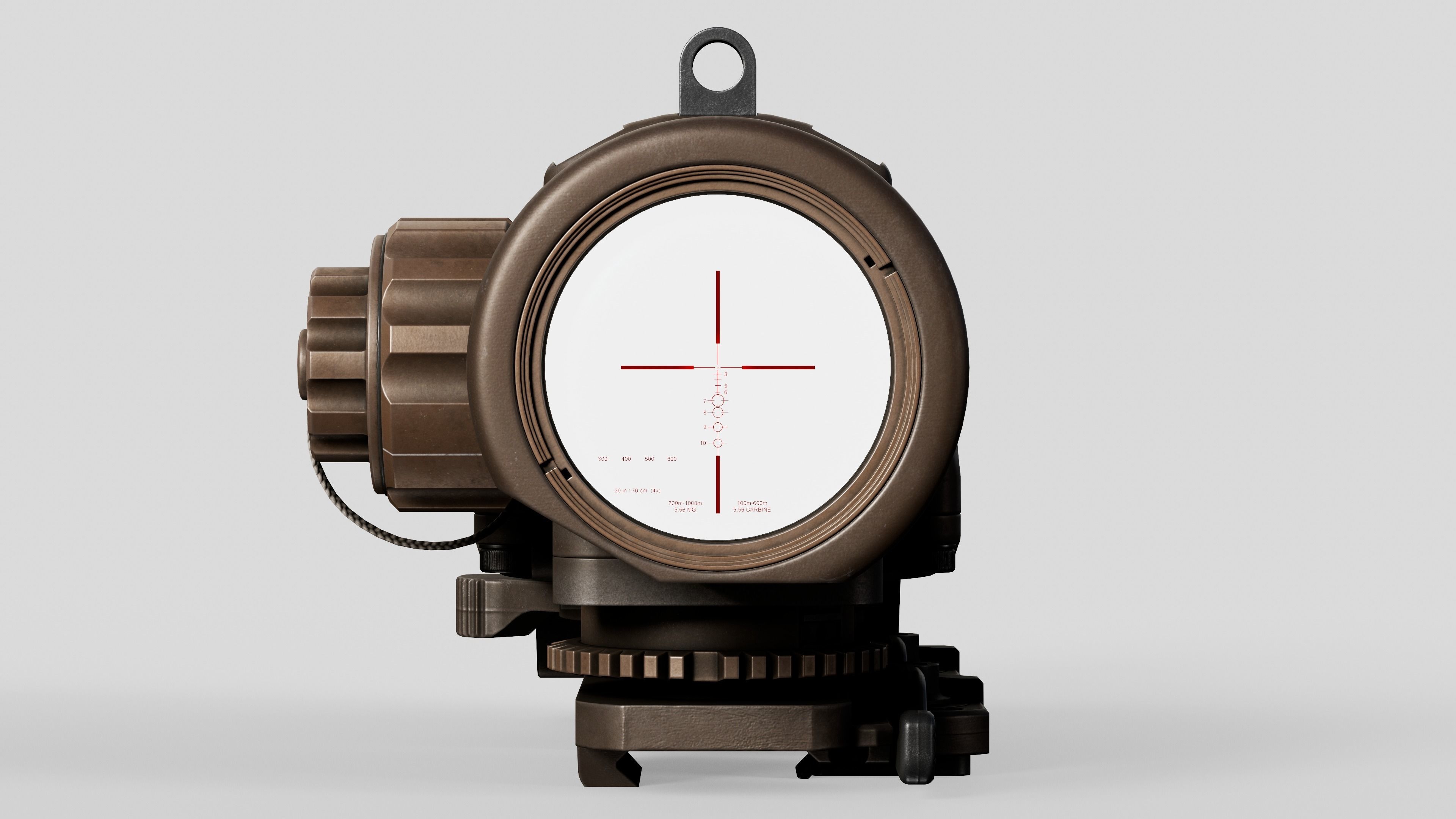 3D model Elcan SpecterDR Combat Sight VR / AR / low-poly | CGTrader