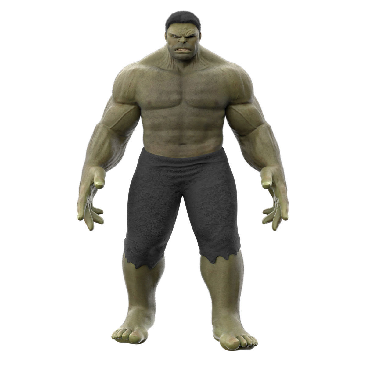 3D model Hulk Rigged VR / AR / low-poly | CGTrader