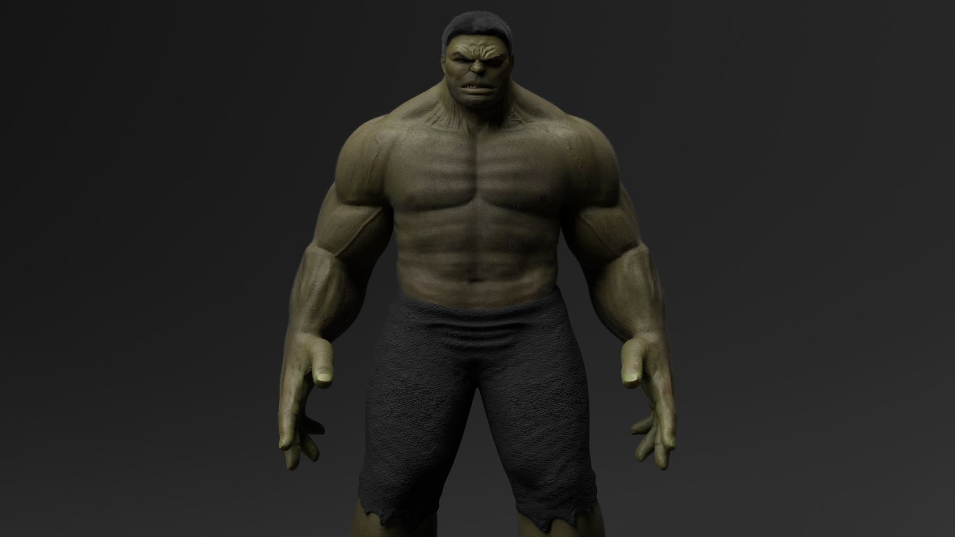 3D model Hulk Rigged VR / AR / low-poly | CGTrader